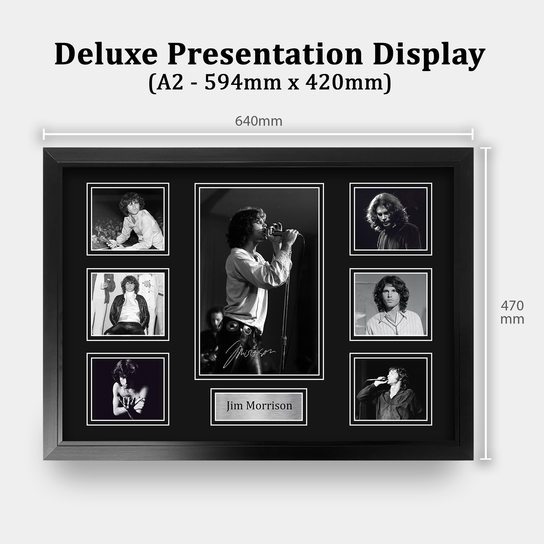 Jim Morrison Signed Pre Printed Autograph A4 Photo Display Gift The ...