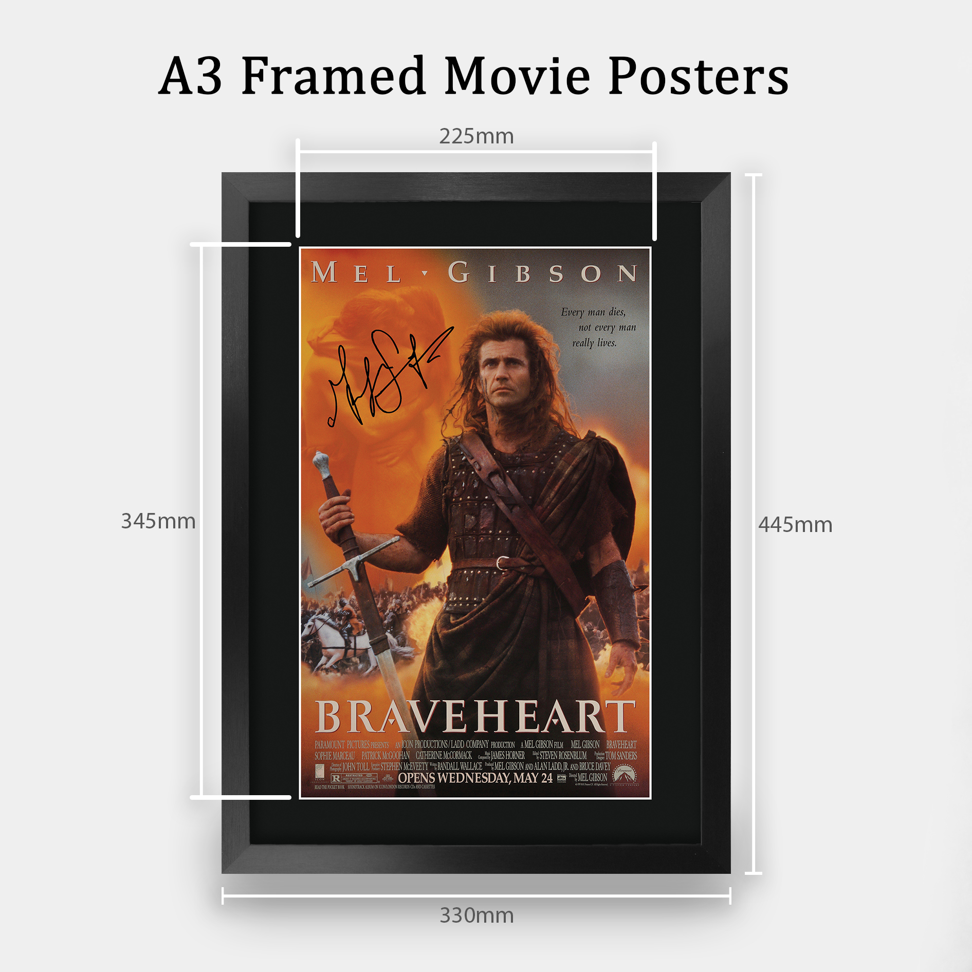 Braveheart Fan Poster