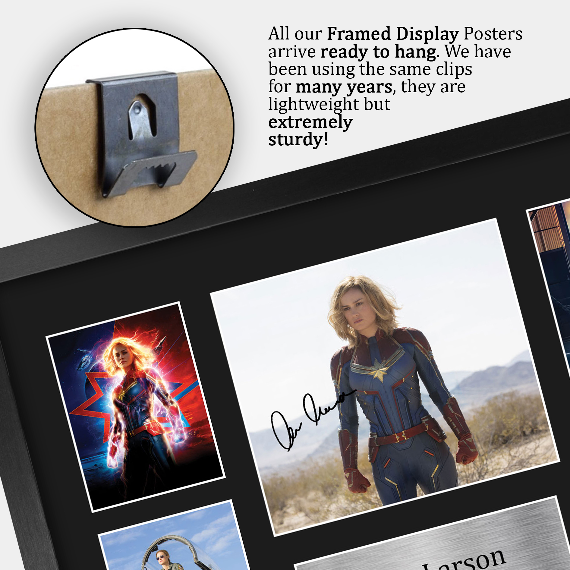 Brie Larson Signed Pre Printed Autograph A4 Photo Gift For a Captain ...