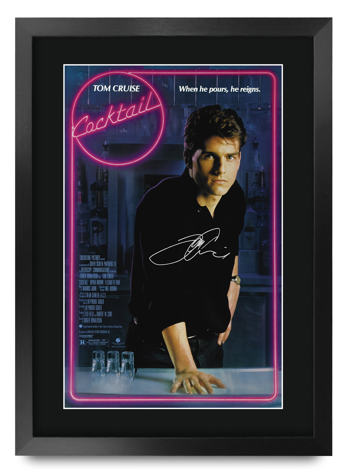Cocktail Movie Poster Tom Cruise