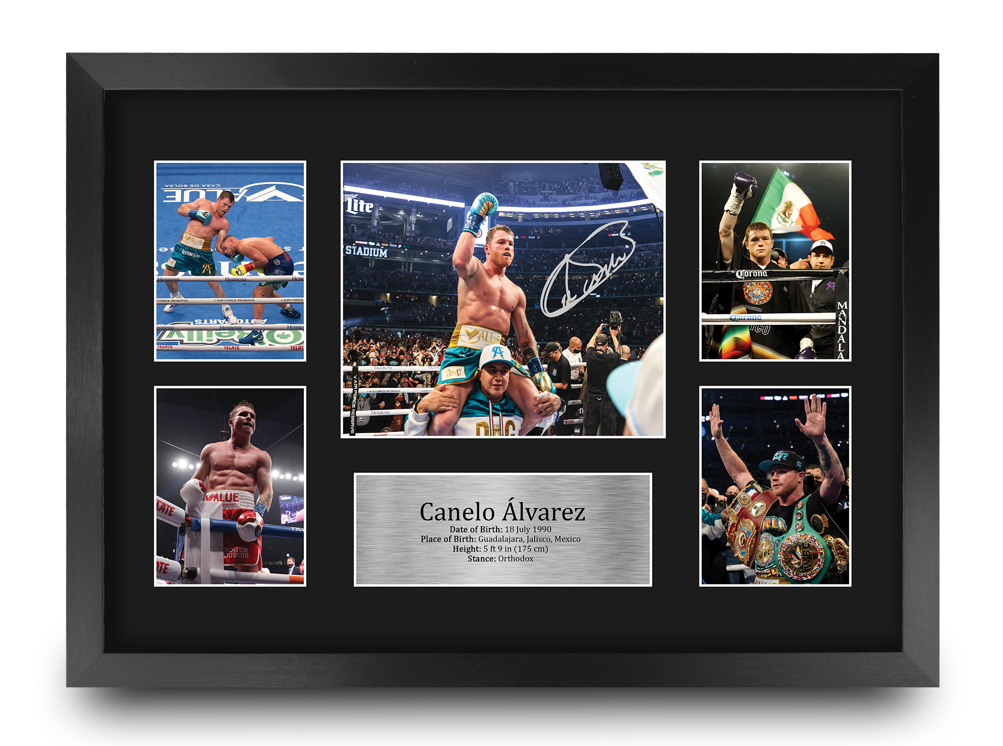Canelo Alvarez A3 Framed Boxing Signed Autograph Photo Prints for Boxer ...