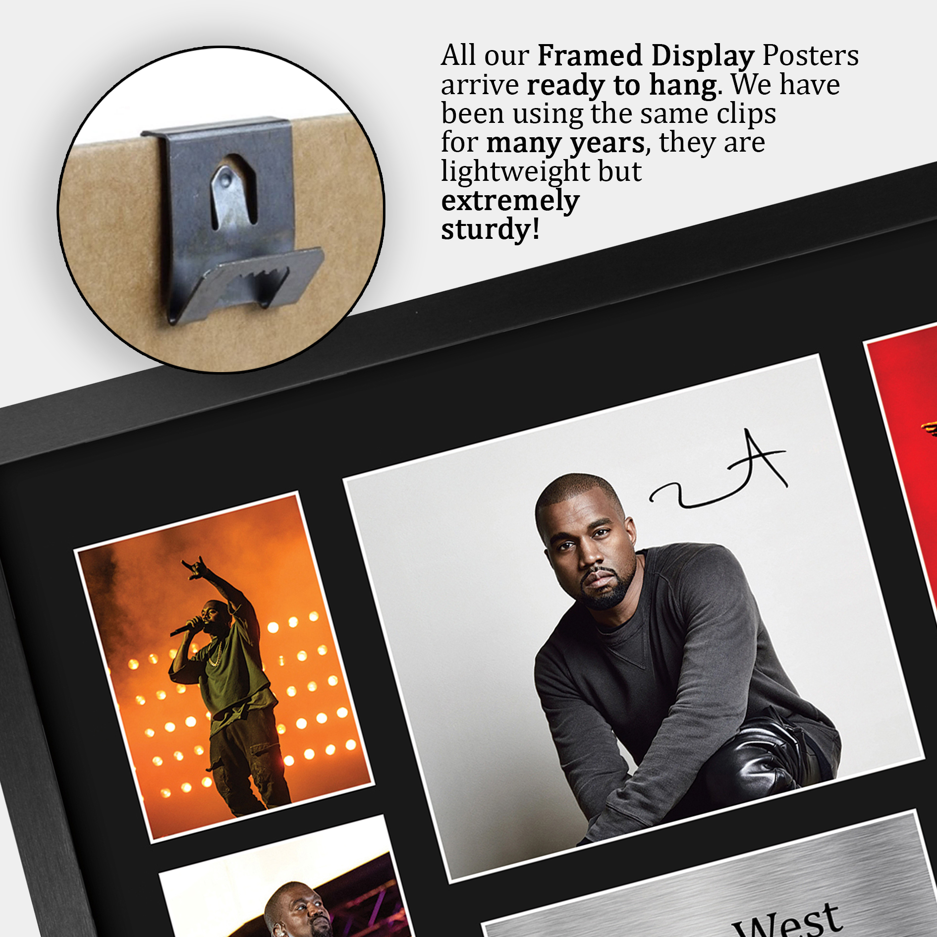 Kanye West Signed Pre Printed Autograph A4 Photo Gift For a YE Rap Fan ...
