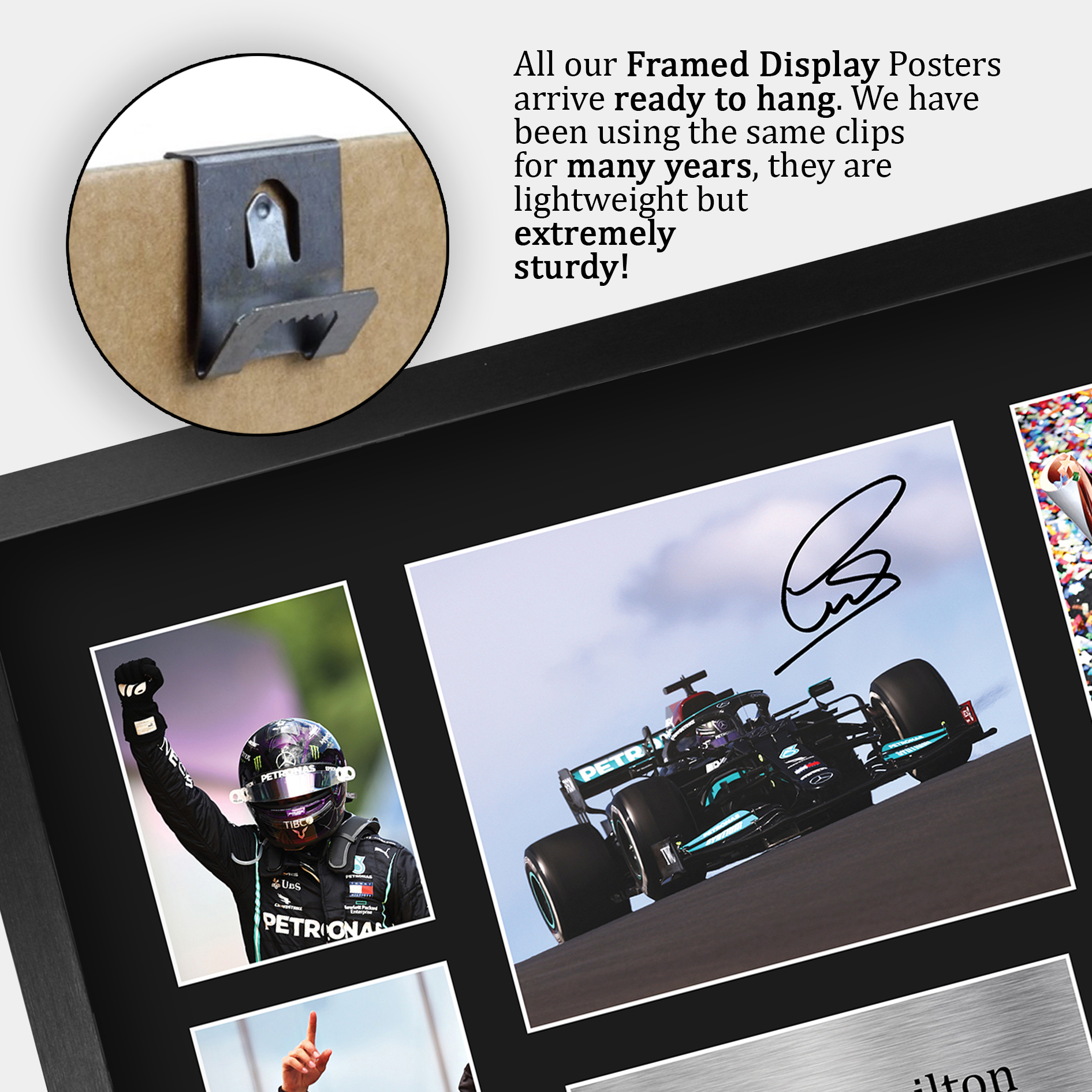 Lewis Hamilton Signed F1 Mercedes Pre Printed Autograph Photo ...