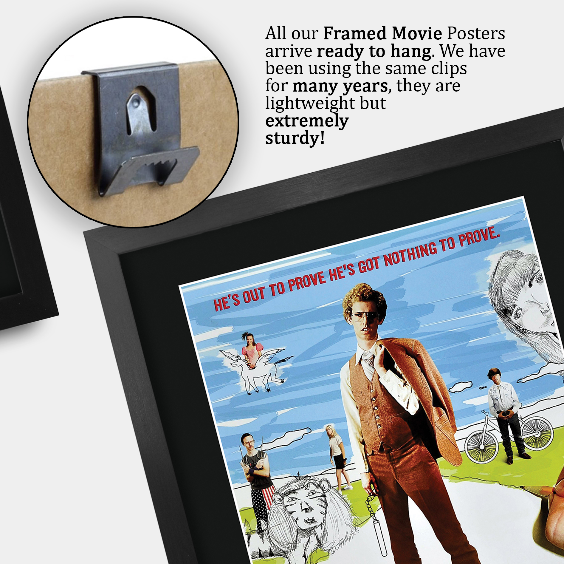 Napolian Dynamite Framed Printed Autograph A3 Poster Gift For a Jon ...