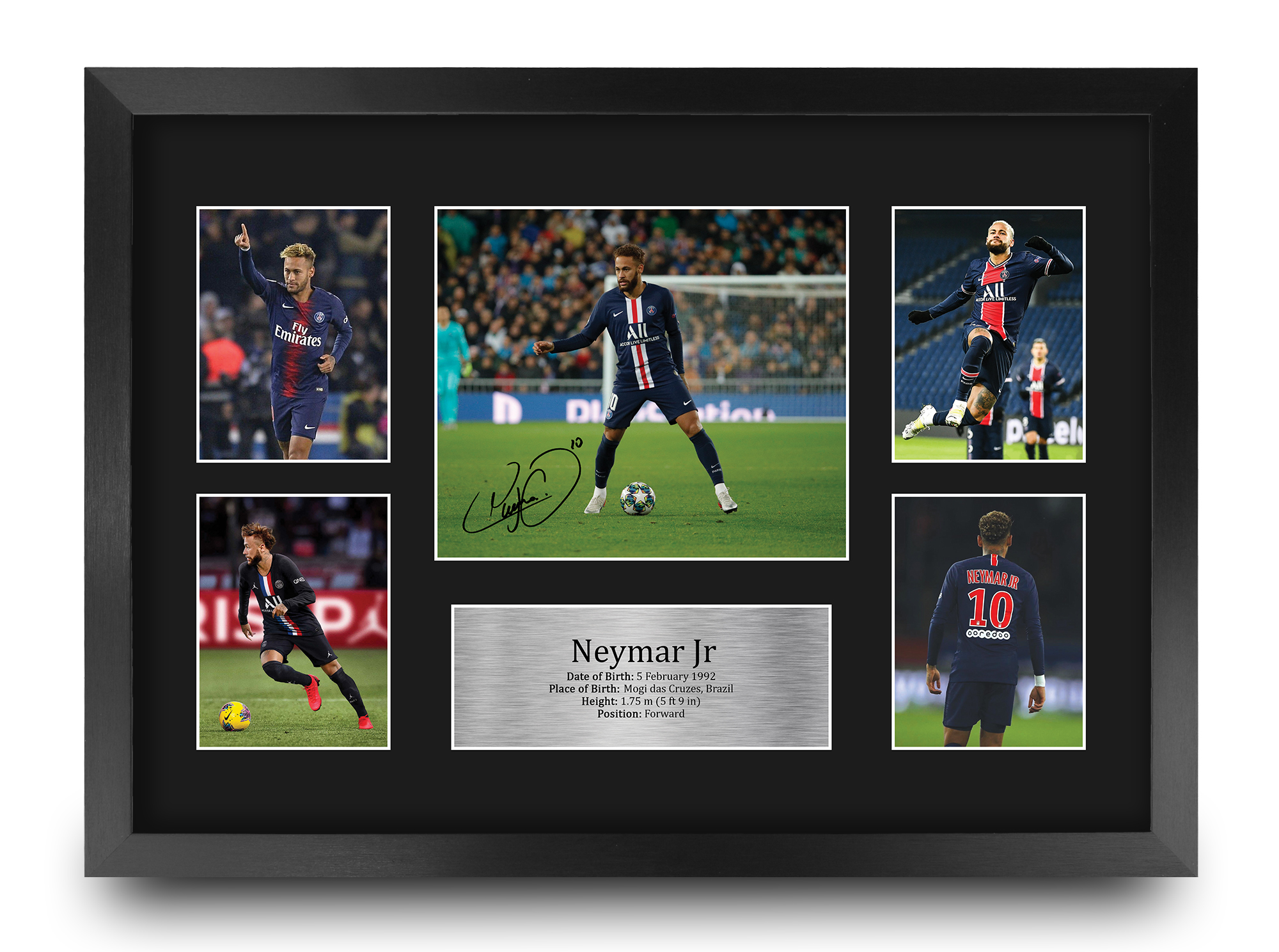 Neymar Jr Signed Pre Printed Autograph A4 Photo Gift For a PSG Fan | eBay
