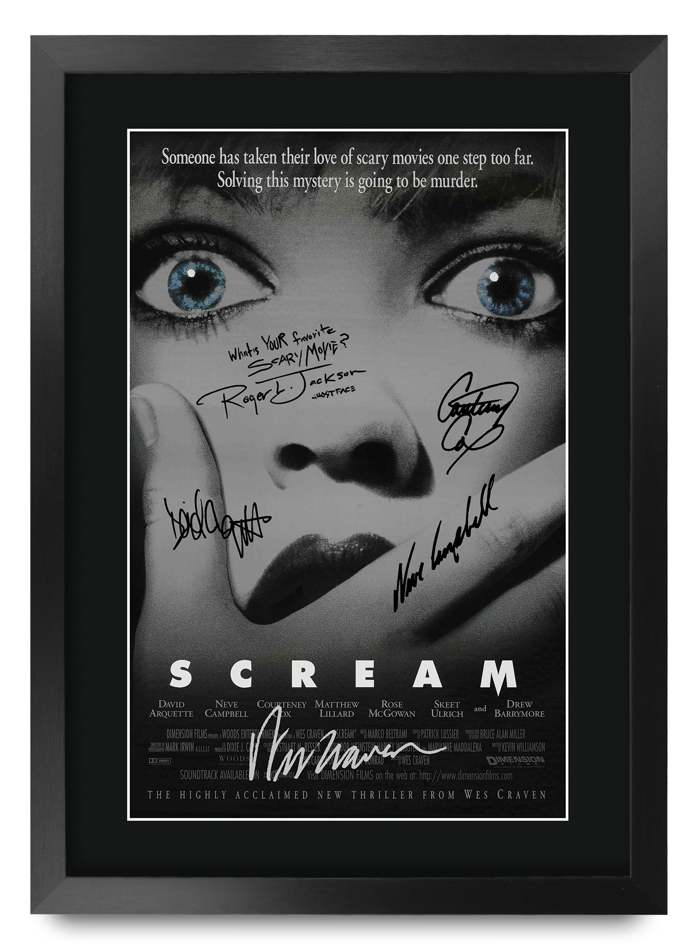 Scream Gift A3 Poster Signed Autograph Picture Print for Movie ...