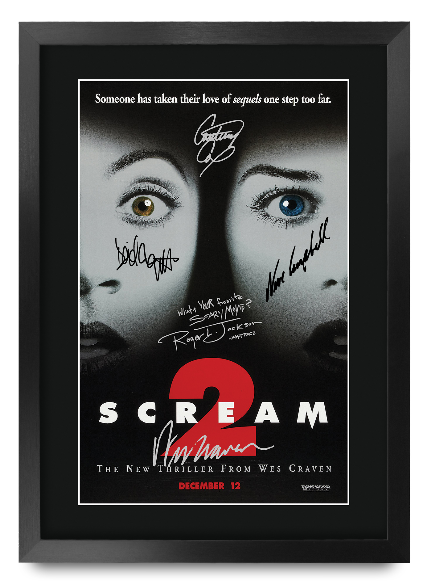 Scream Gift A3 Poster Signed Autograph Picture Print for Movie ...
