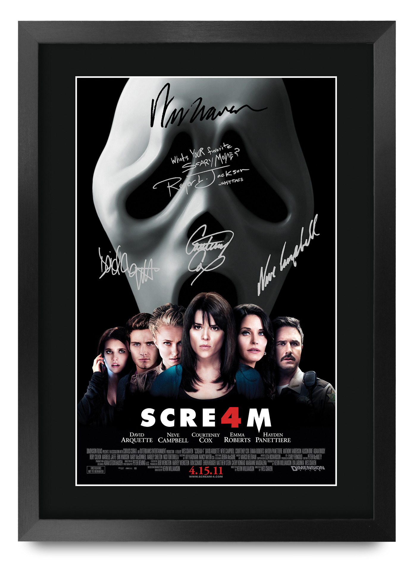 Scream Gift A3 Poster Signed Autograph Picture Print for Movie ...