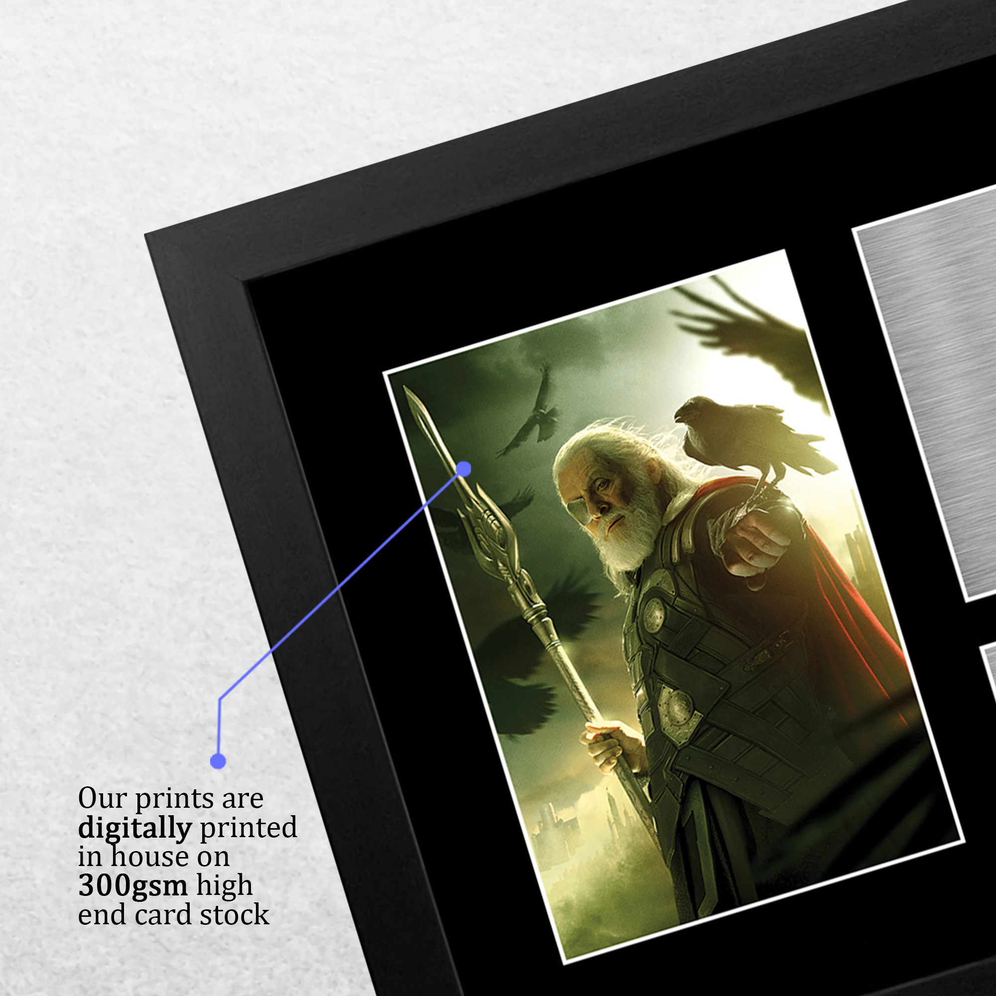 Anthony Hopkins Signed Autograph Odin Printed Picture Gift for Movie ...