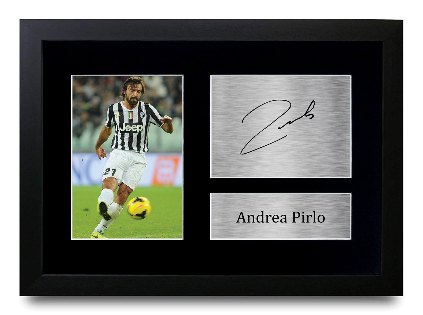 ANDREA PIRLO FIRMA AUTOGRAFO STAMPATO A4 Foto Wall Art regalo per un ... ANDREA PIRLO FIRMA AUTOGRAFO STAMPATO A4 Foto Wall Art regalo per un ...