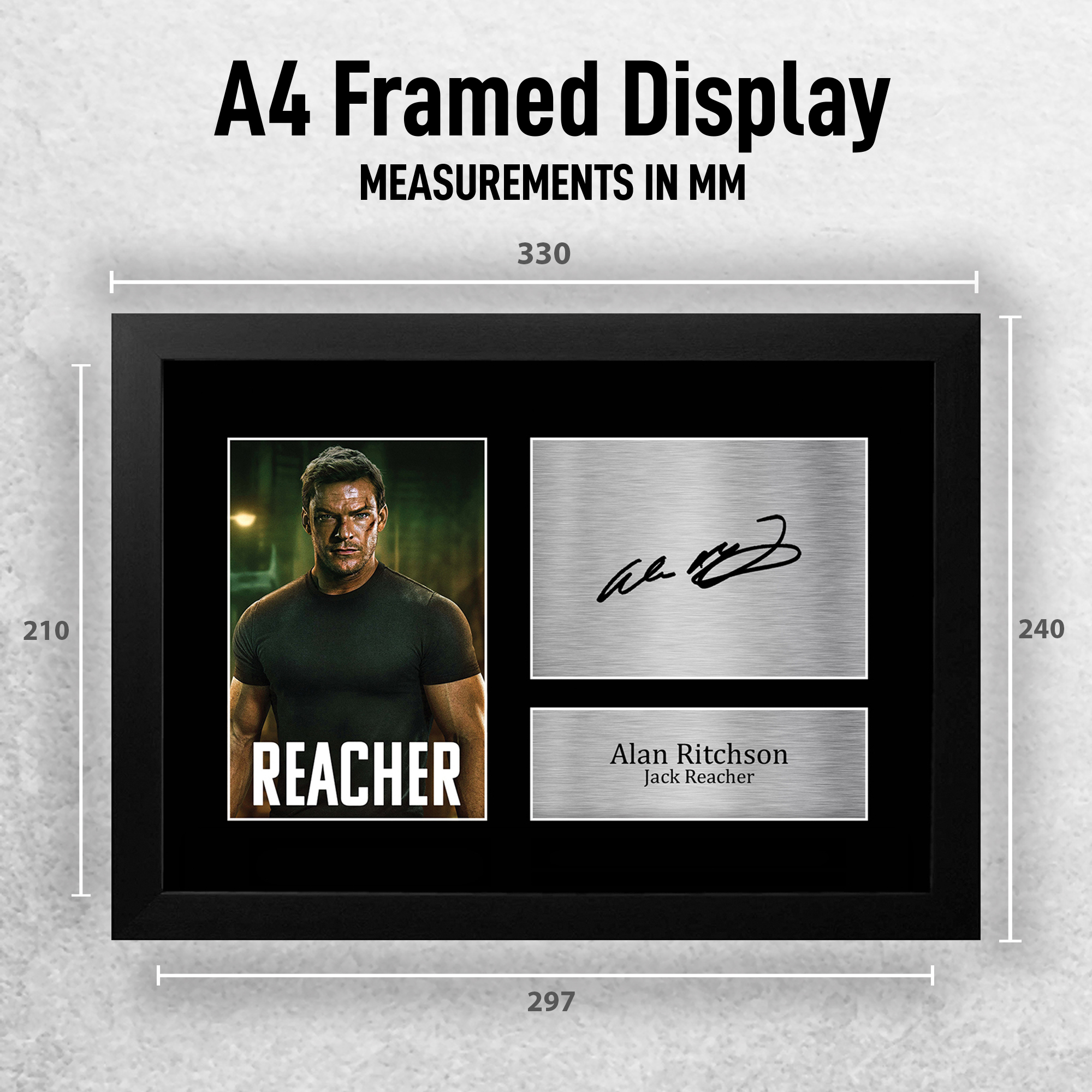Alan Ritchson Jack Reacher Gift Printed Signed Autograph Picture for TV ...