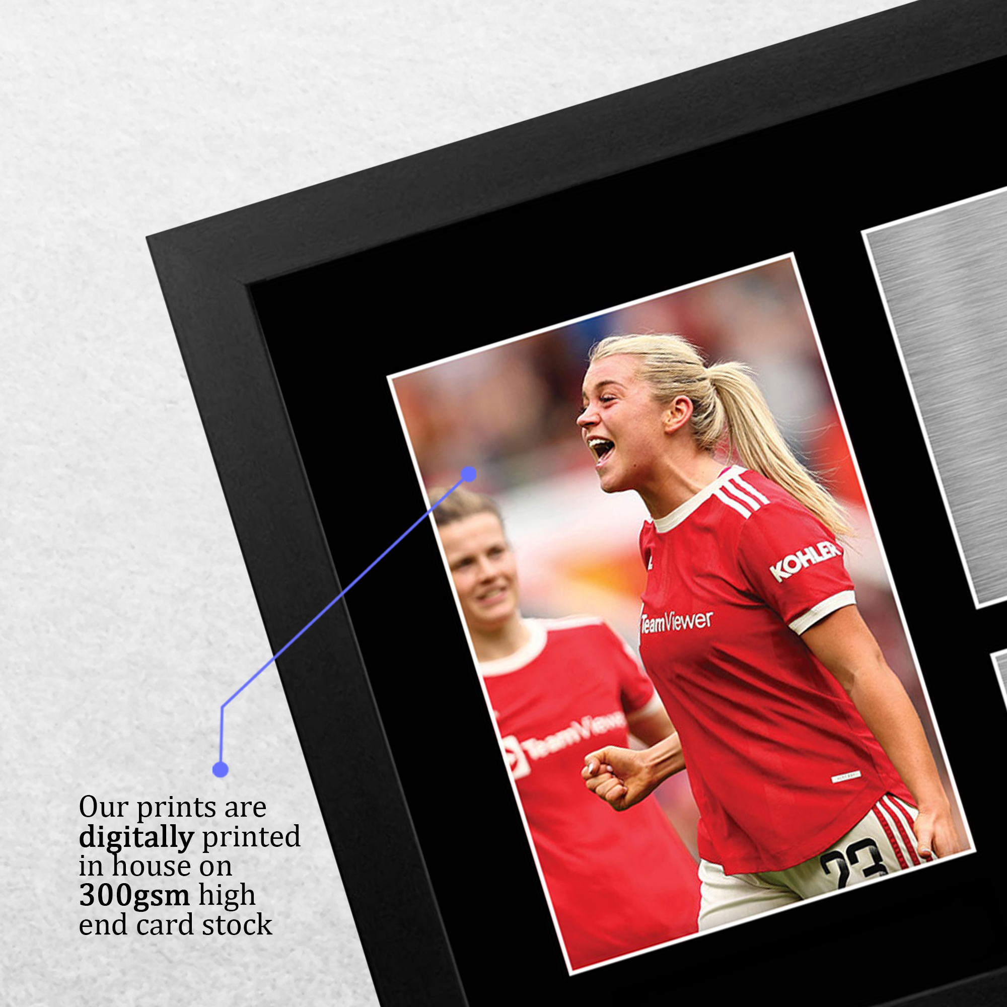 Alessia Russo Man United Printed Autographed for Womens Football Fan ...