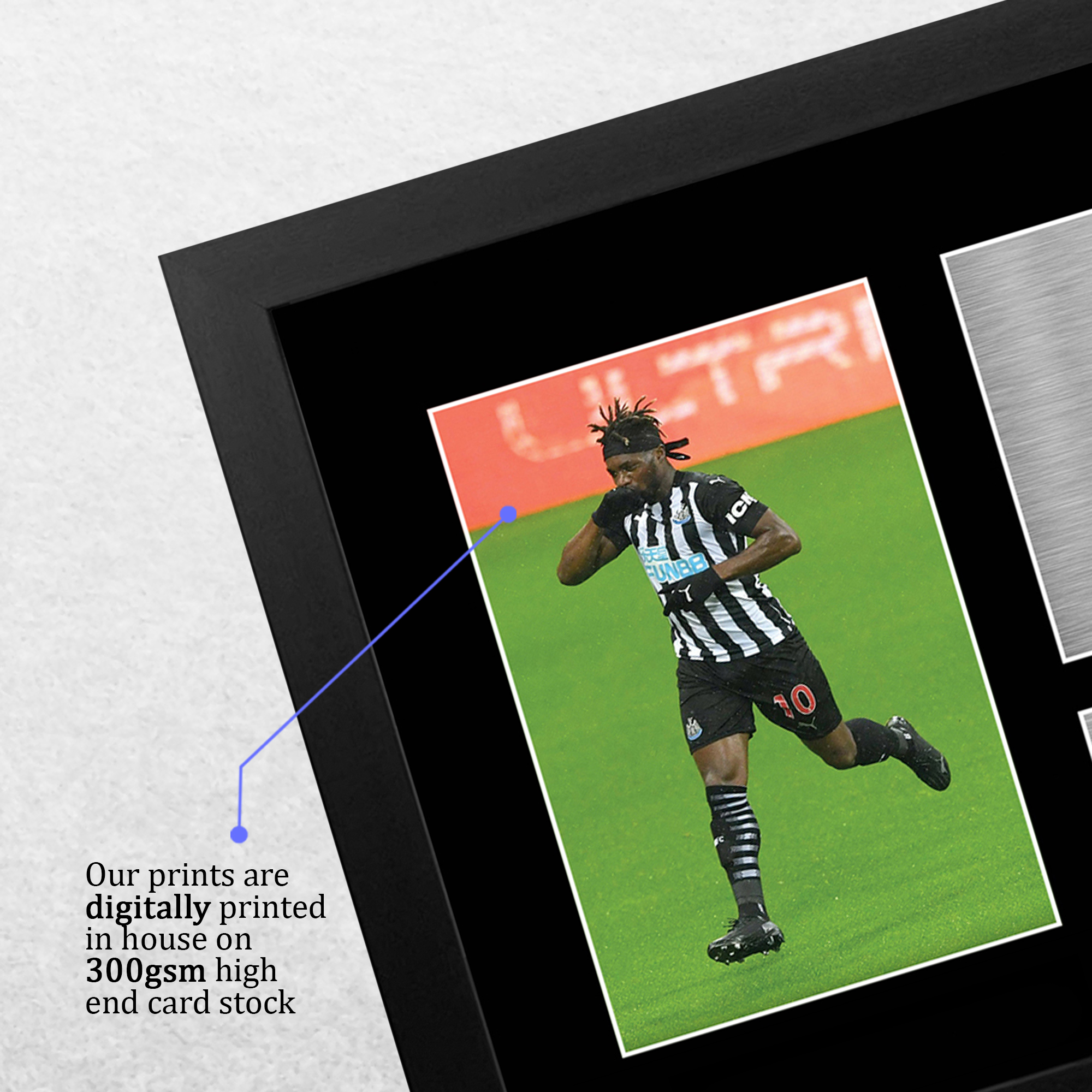 Allan Saint-Maximin Signed Newcastle Printed Autograph Photo ...