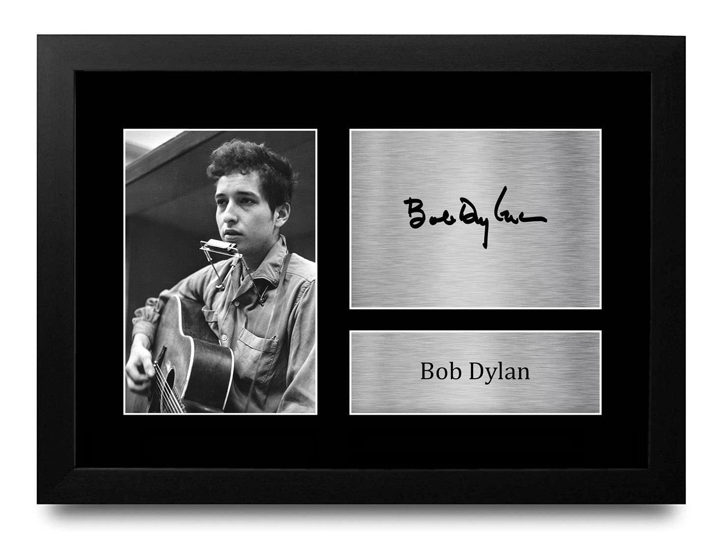 Bob Dylan Signed Pre Printed Autograph A4 Photo Gift For a Blues Fan ...