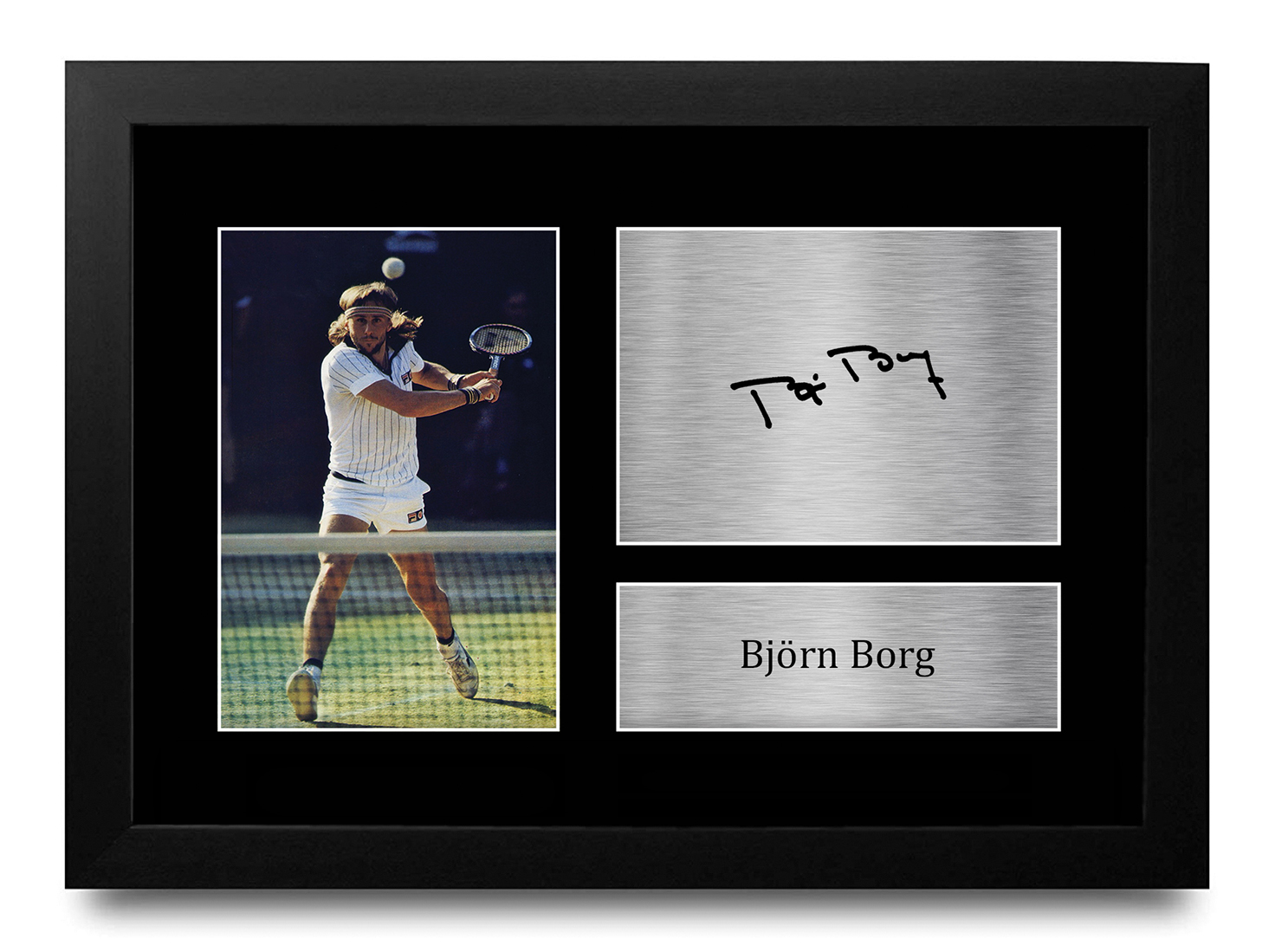 Bjorn Borg Gift Ideas Printed Signed Autograph Picture a Tennis ...