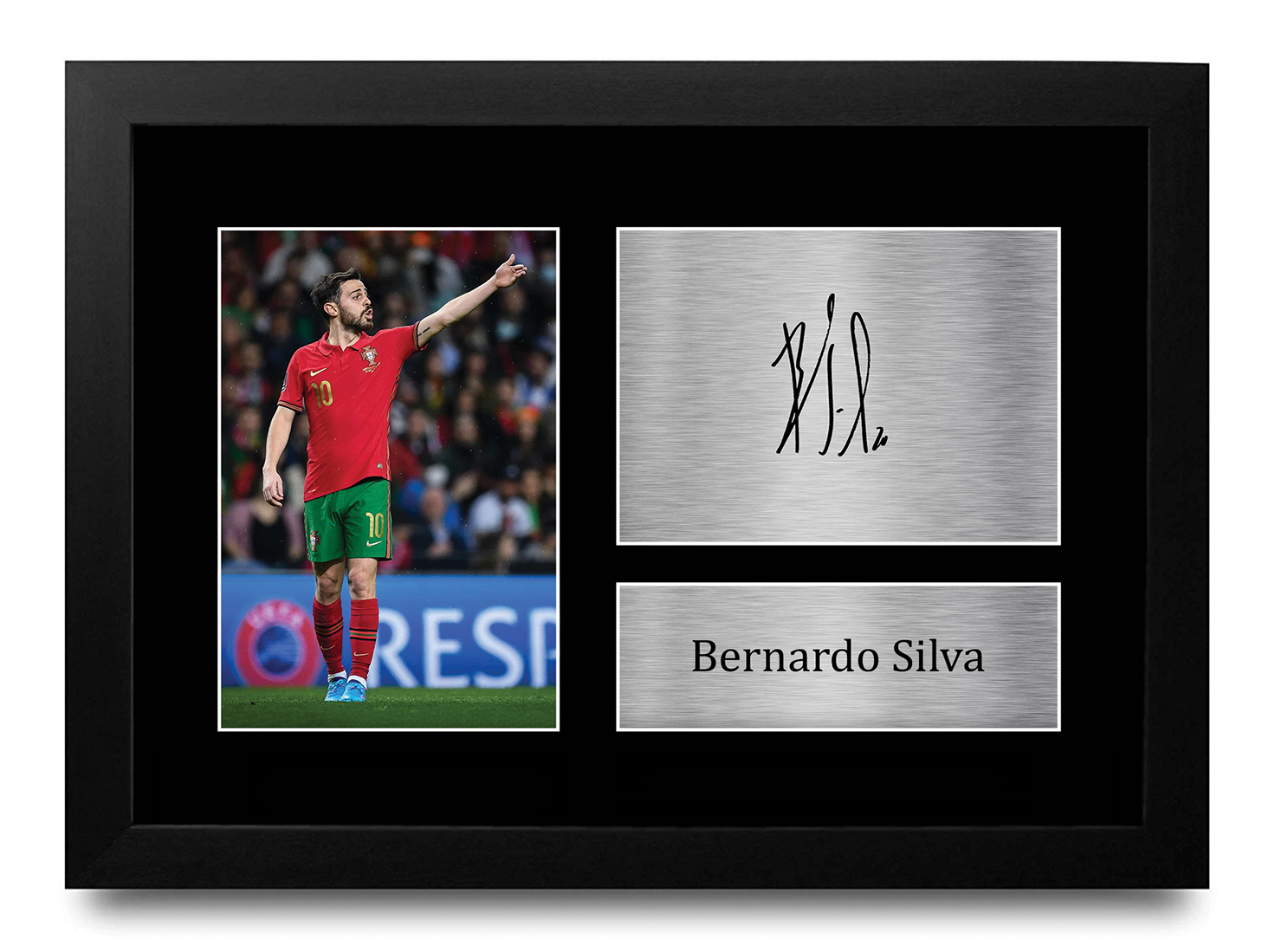 Bernardo Silva Portugal Gift Ideas Printed Autograph Picture for ...
