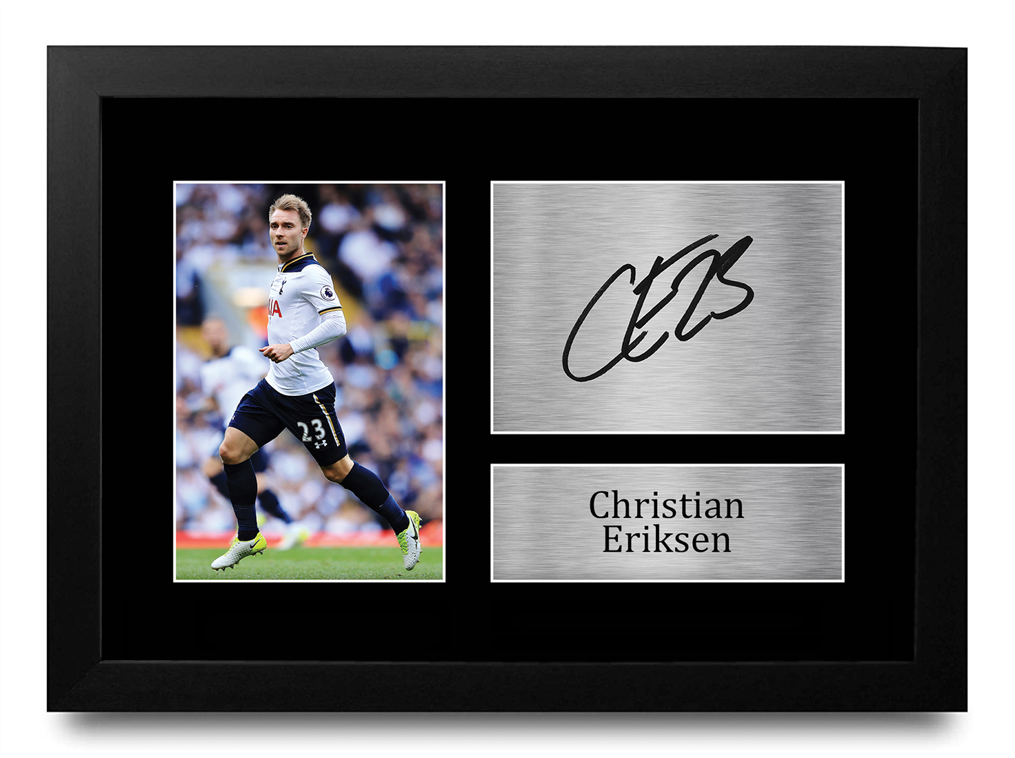 Christian Eriksen Signed A4 Print Autograph Gift For a Tottenham ...