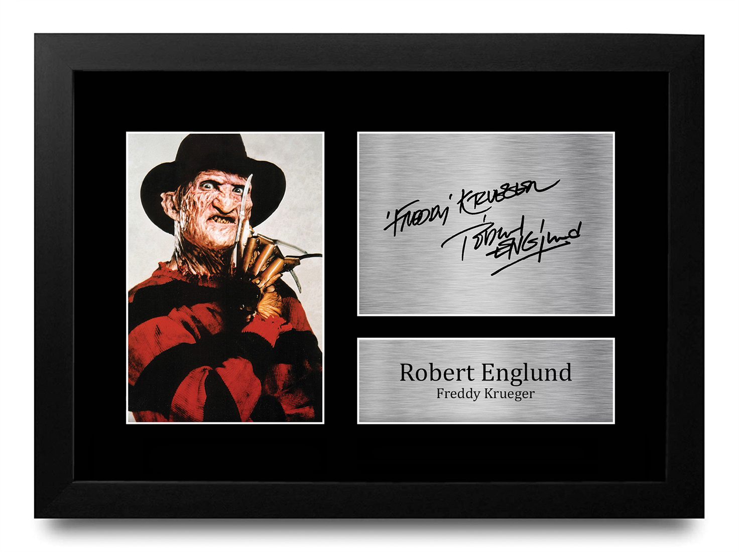 Robert Englund Signed A4 Print Autograph For a Nightmare on Elm Street ...