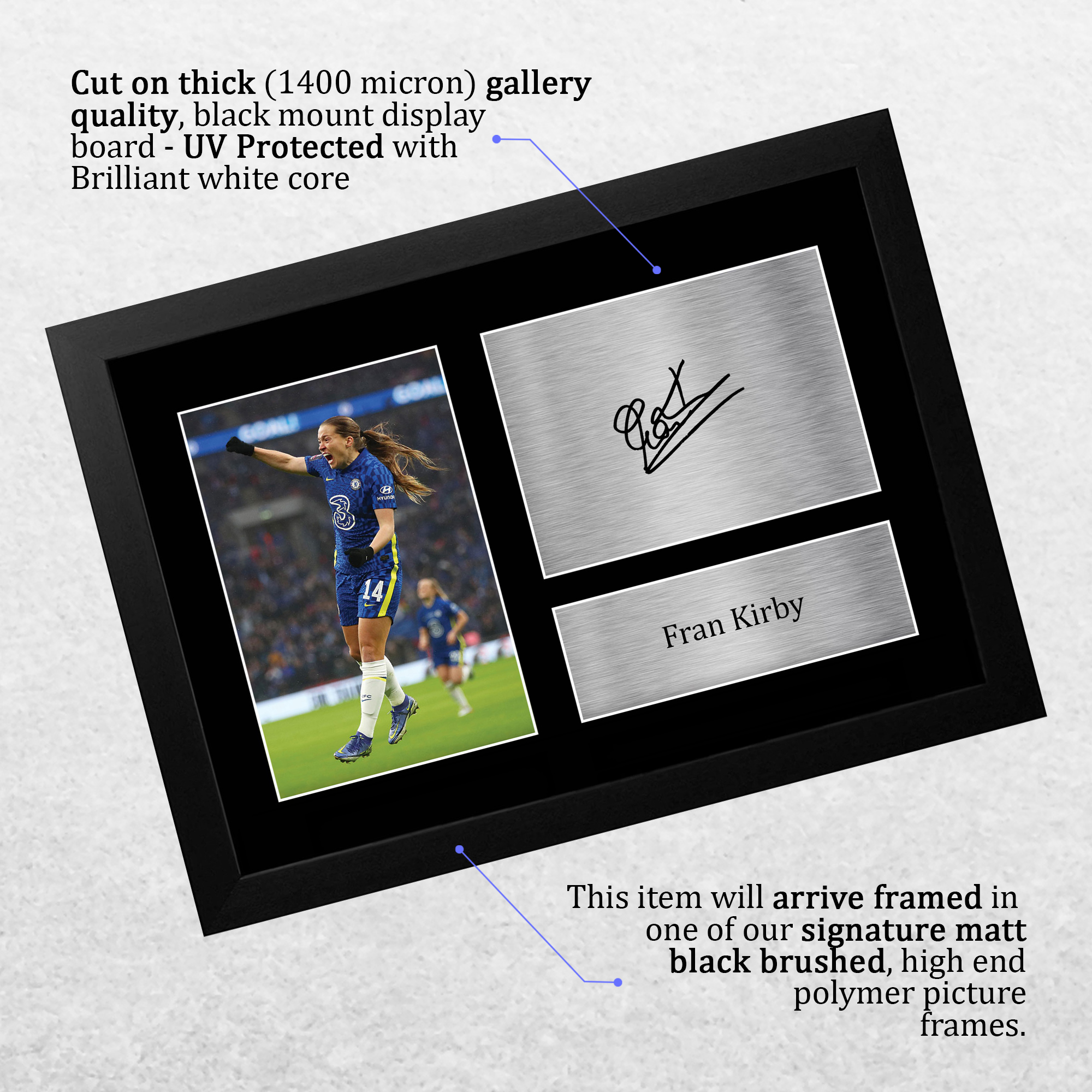 Fran Kirby Chelsea Great Gift Idea Printed Autograph for Womens ...