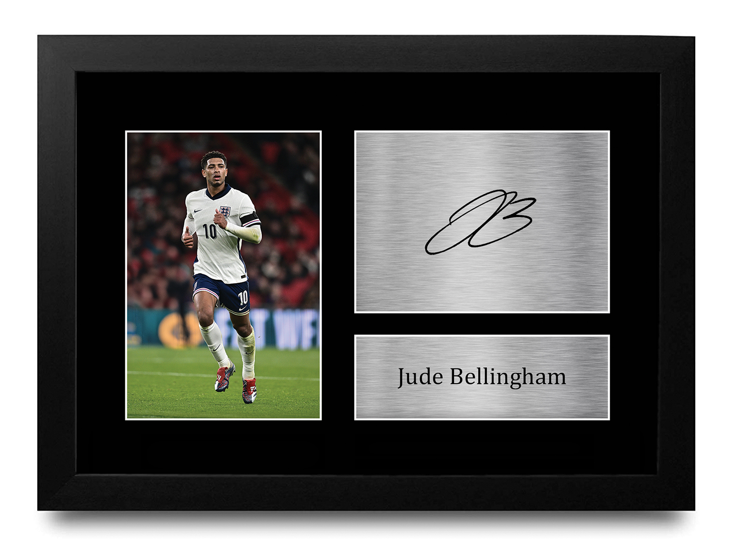 Jude Bellingham England Framed Printed Autograph Picture for Football ...
