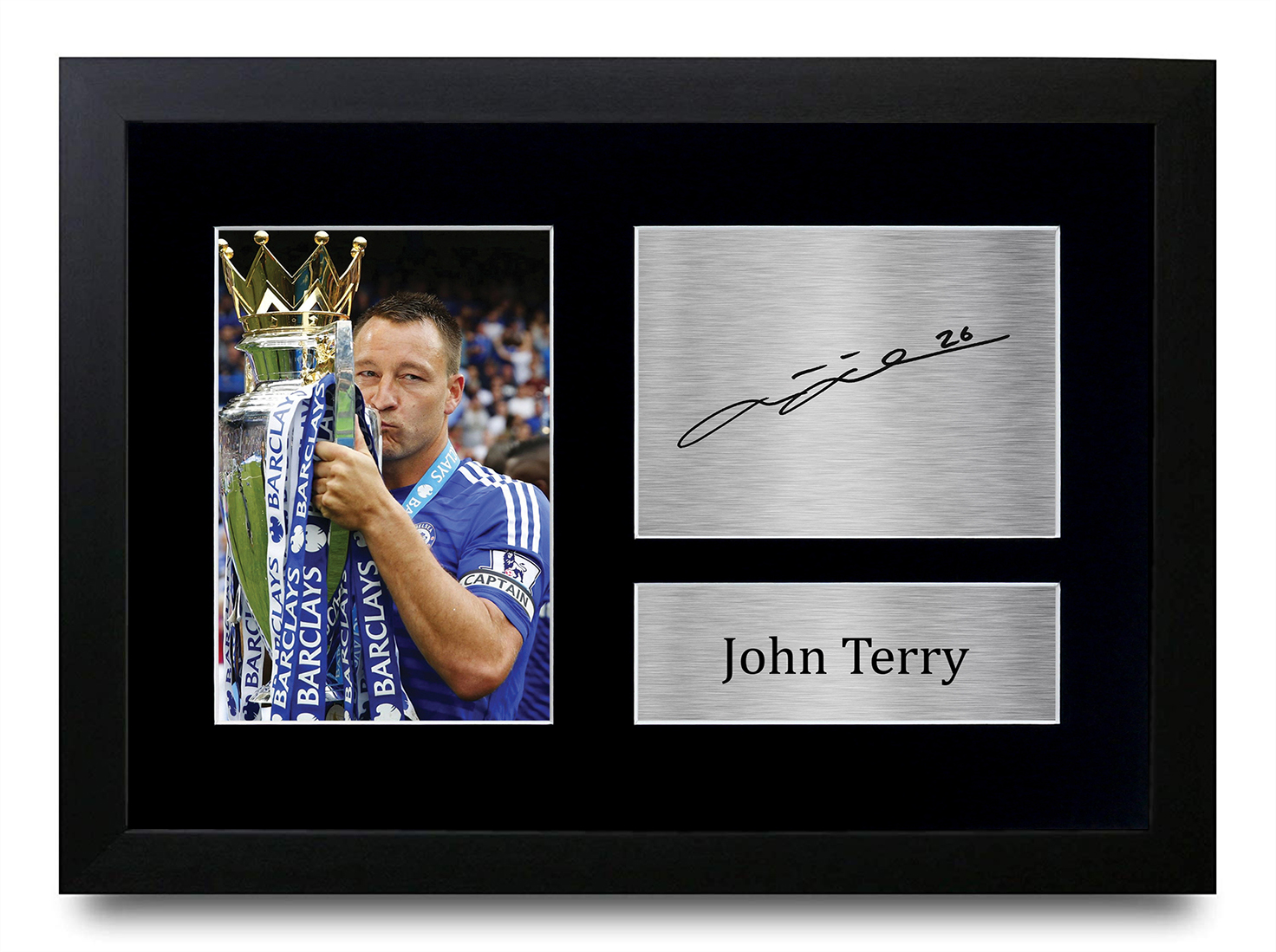 John Terry Signed Pre Printed Autograph A4 Photo Gift For a Chelsea Fan ...