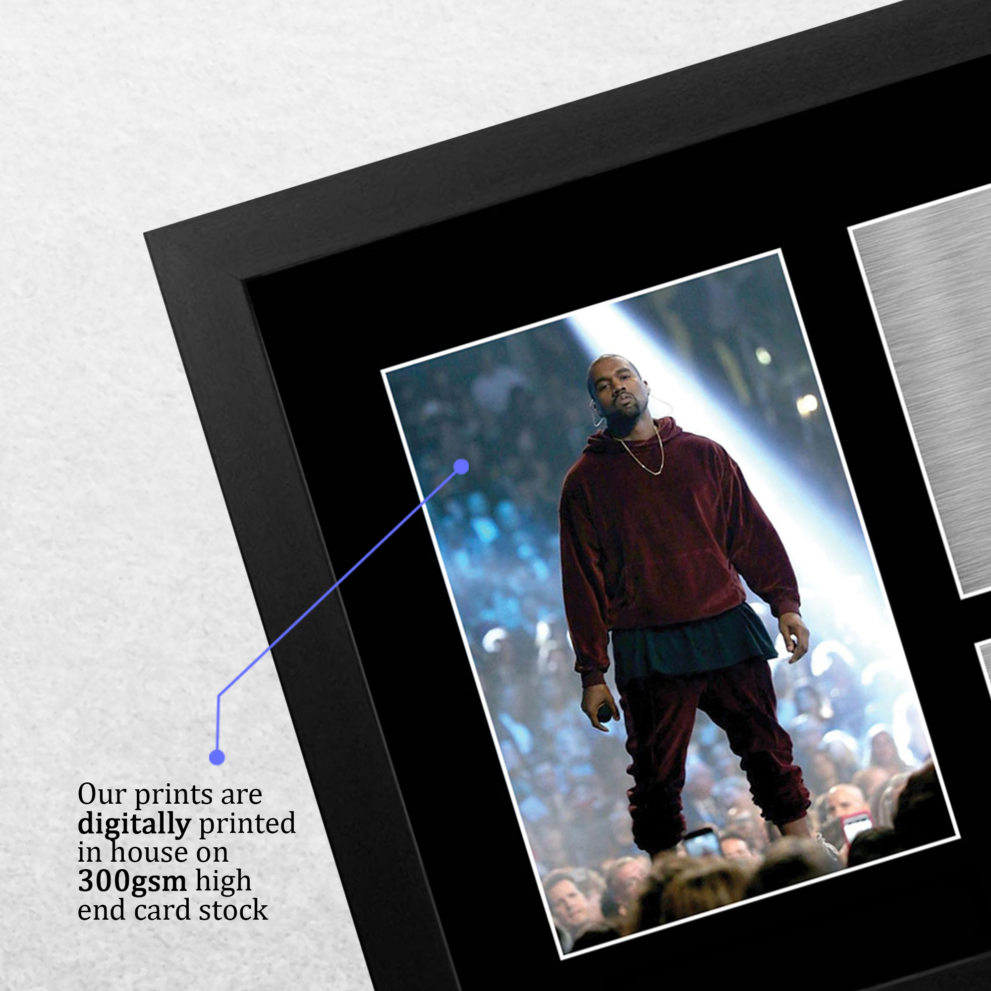 Kanye West Signed Pre Printed Autograph A4 Photo Gift For a YE Rap Fan ...