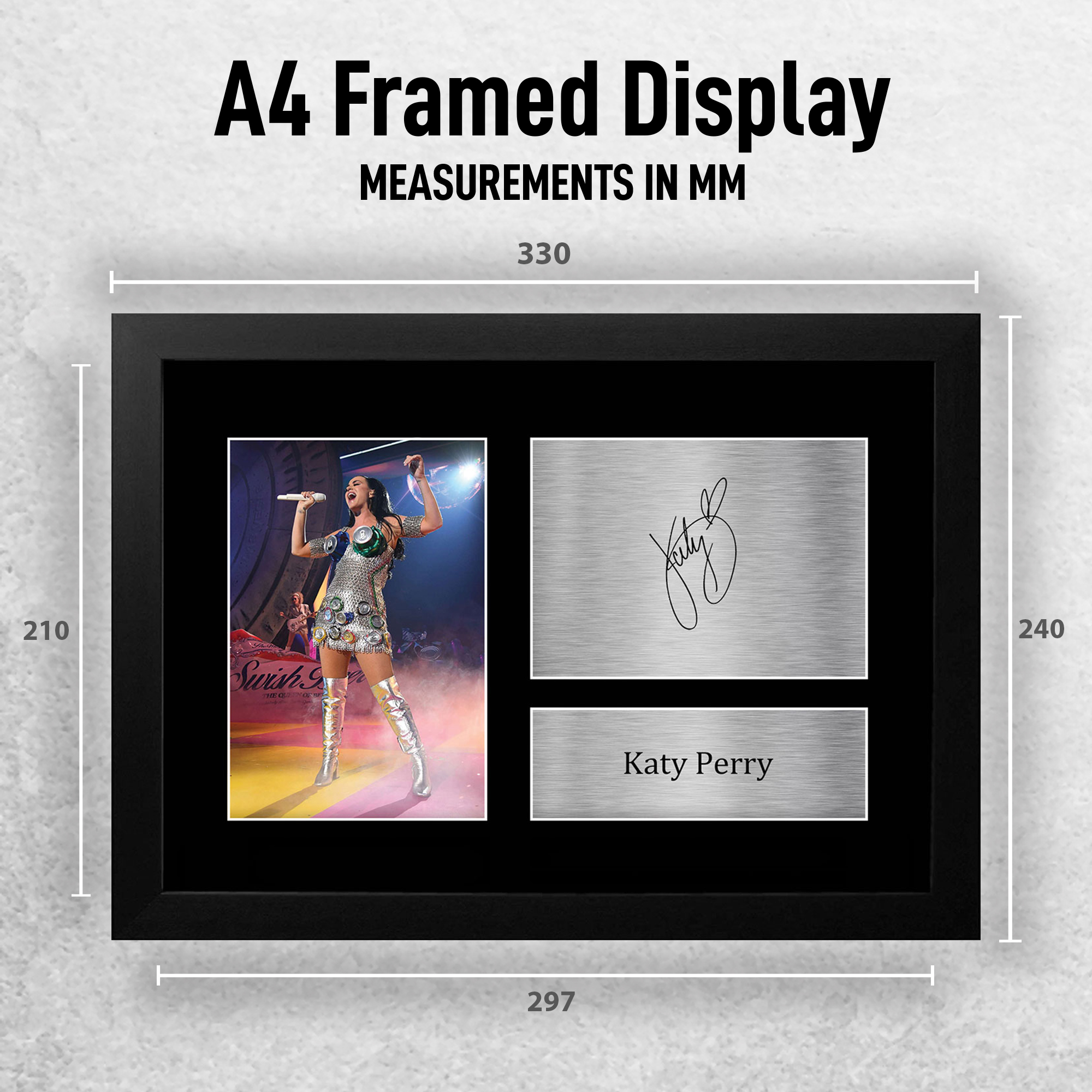 Katy Perry Signed Pre Printed Autograph A4 Photo Gift For a Pop Fan ...