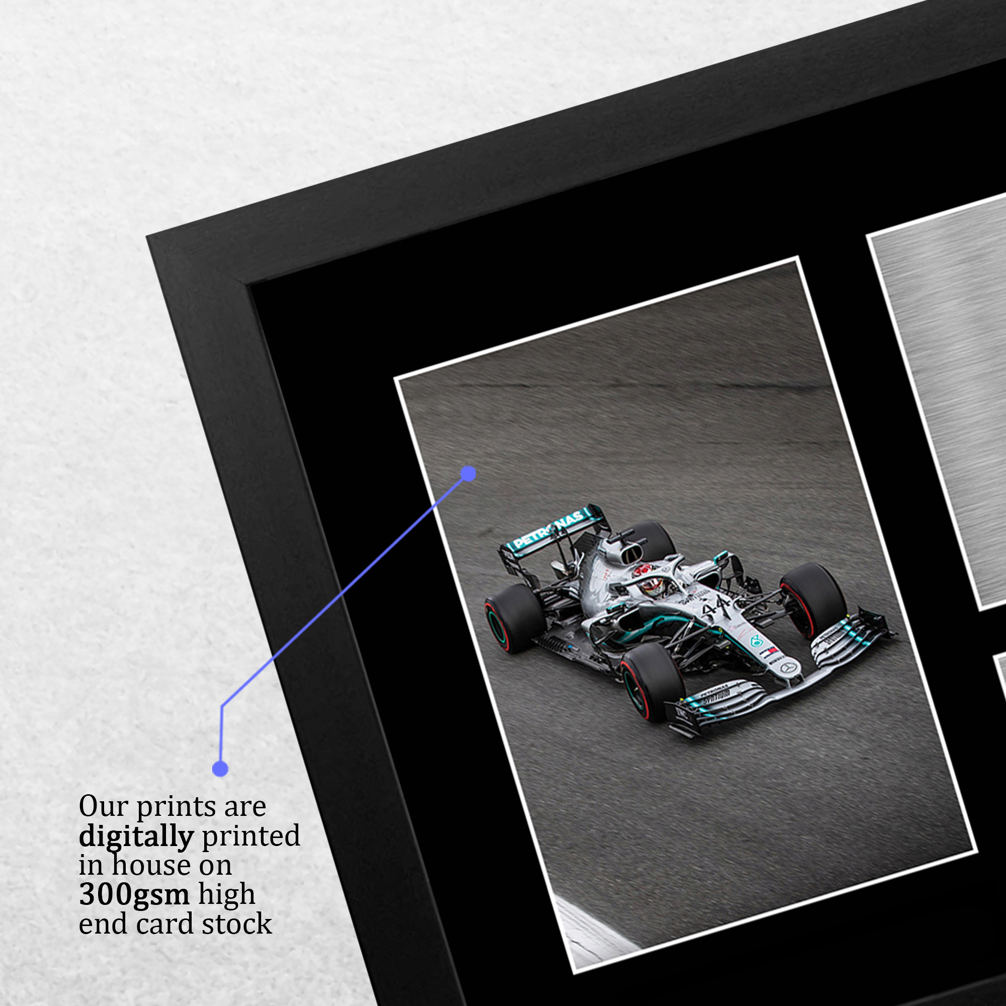 Lewis Hamilton Signed A4 Framed Printed Autograph Print Formula 1 F1 ...