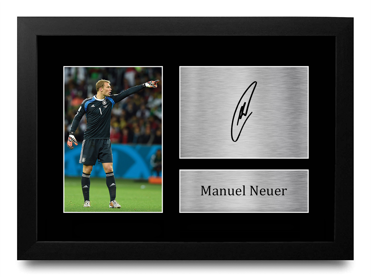 Manuel Neuer Germany Framed Gift Idea Printed Autograph Picture for ...