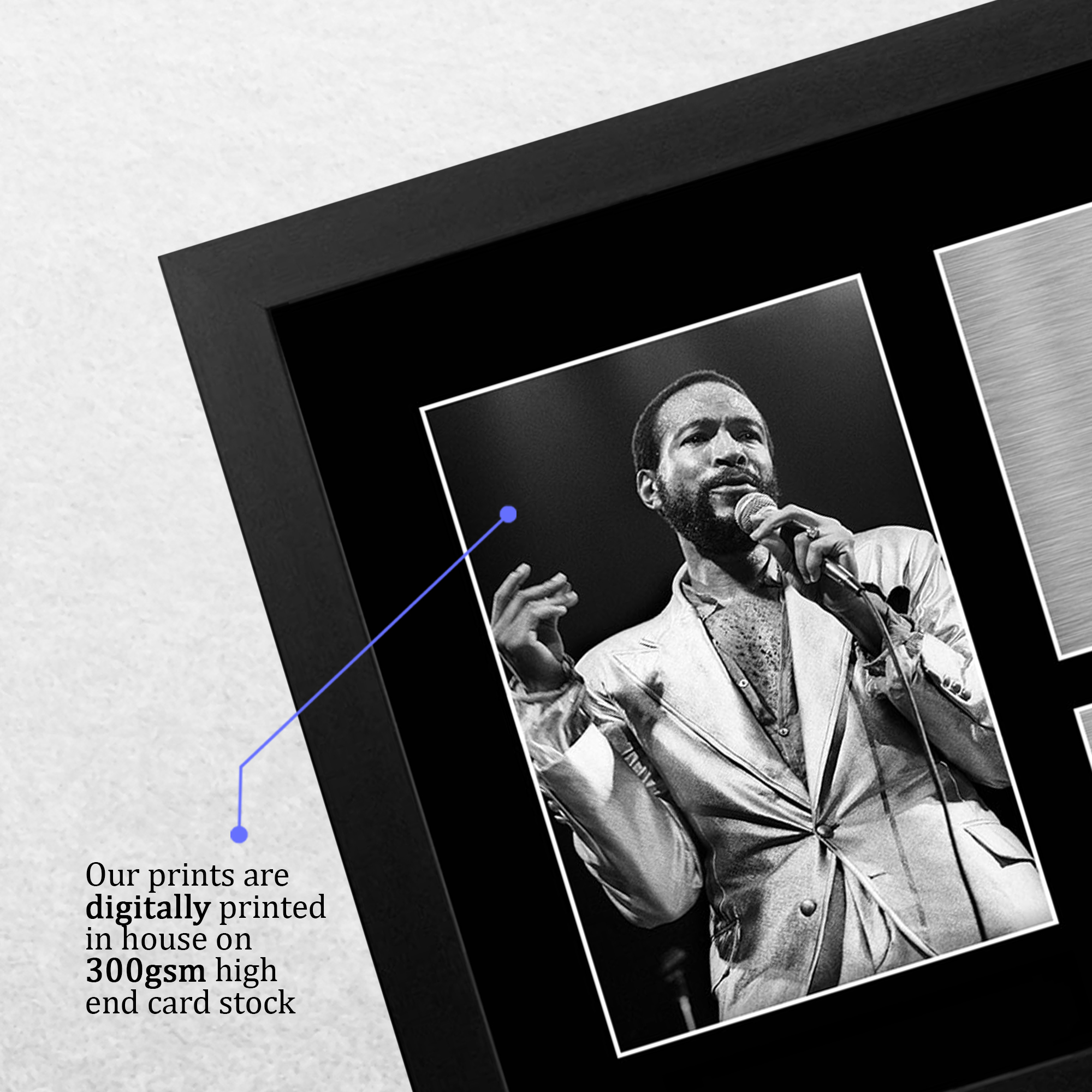 Marvin Gaye Signed Printed Autograph A4 Photo Wall Art Display Gift For ...