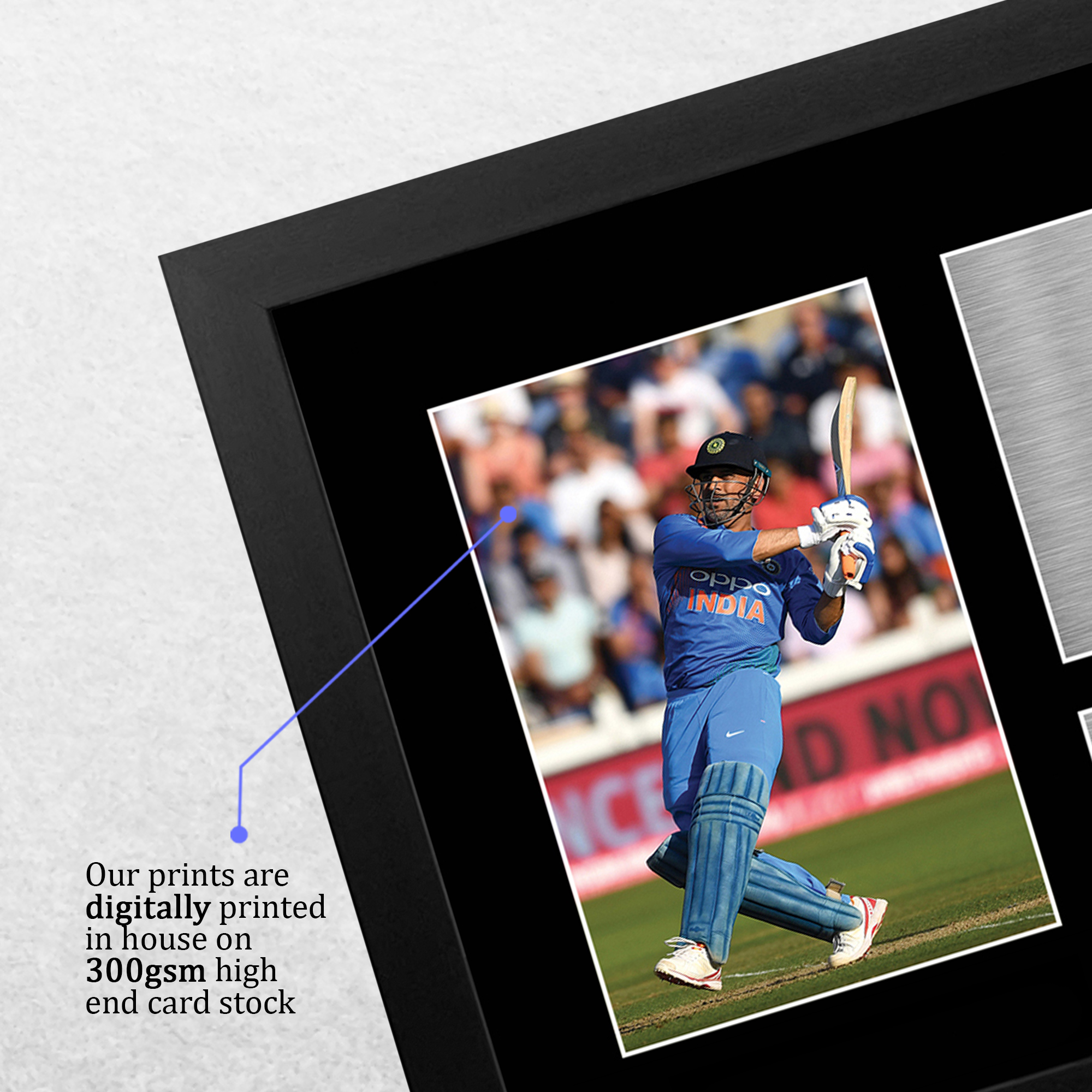 MS Dhoni A4 Indian Cricket Team Signed Autograph Photo Print Cricketer ...