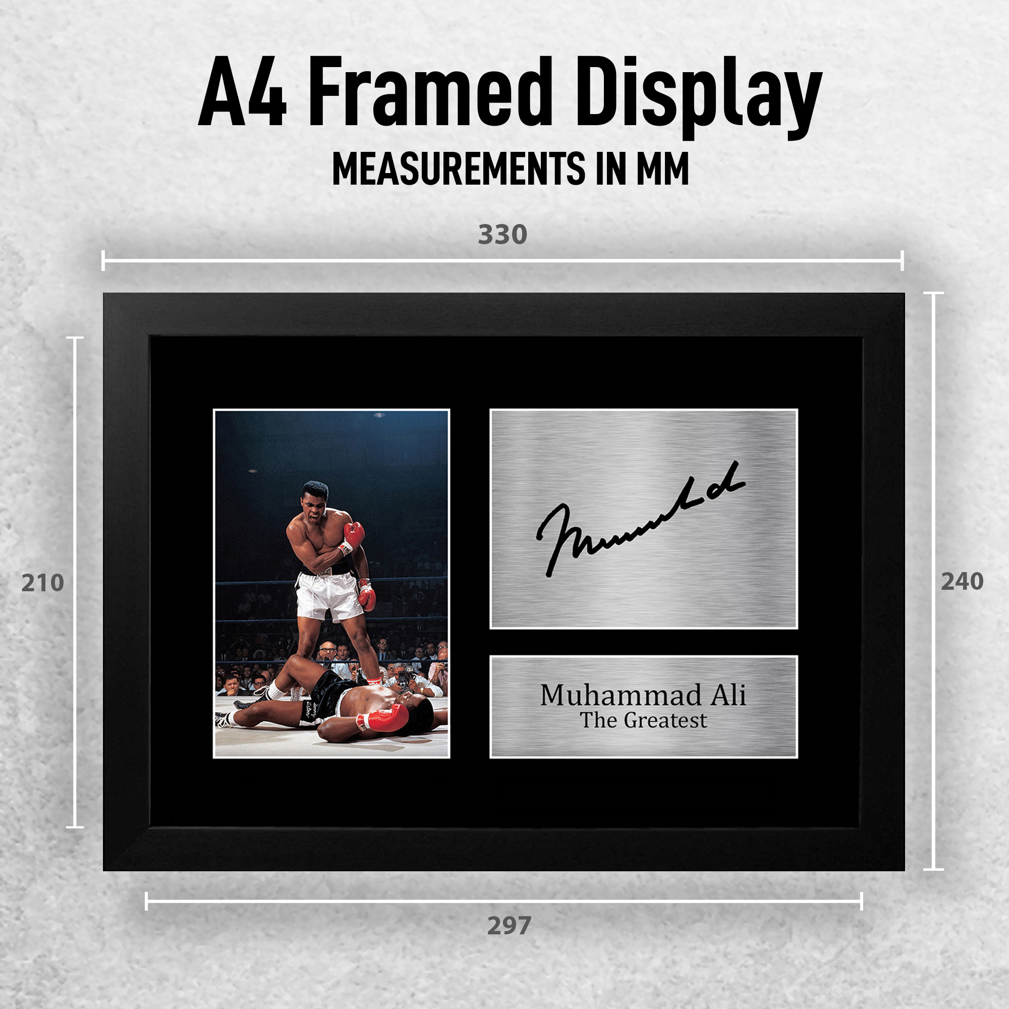 Muhammad Ali Signed Boxing Pre Printed Autograph Photo Memorabilia Gift ...