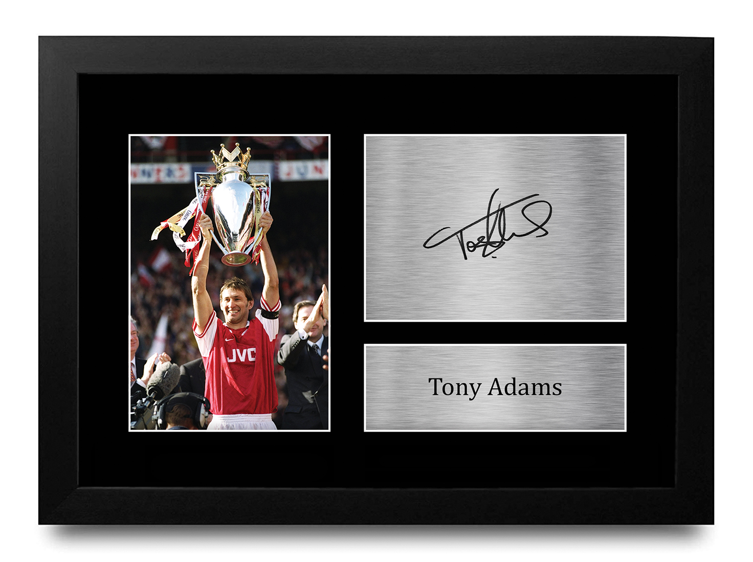 Tony Adams Signed Pre Printed Autograph A4 Photo Gift For an Arsenal ...