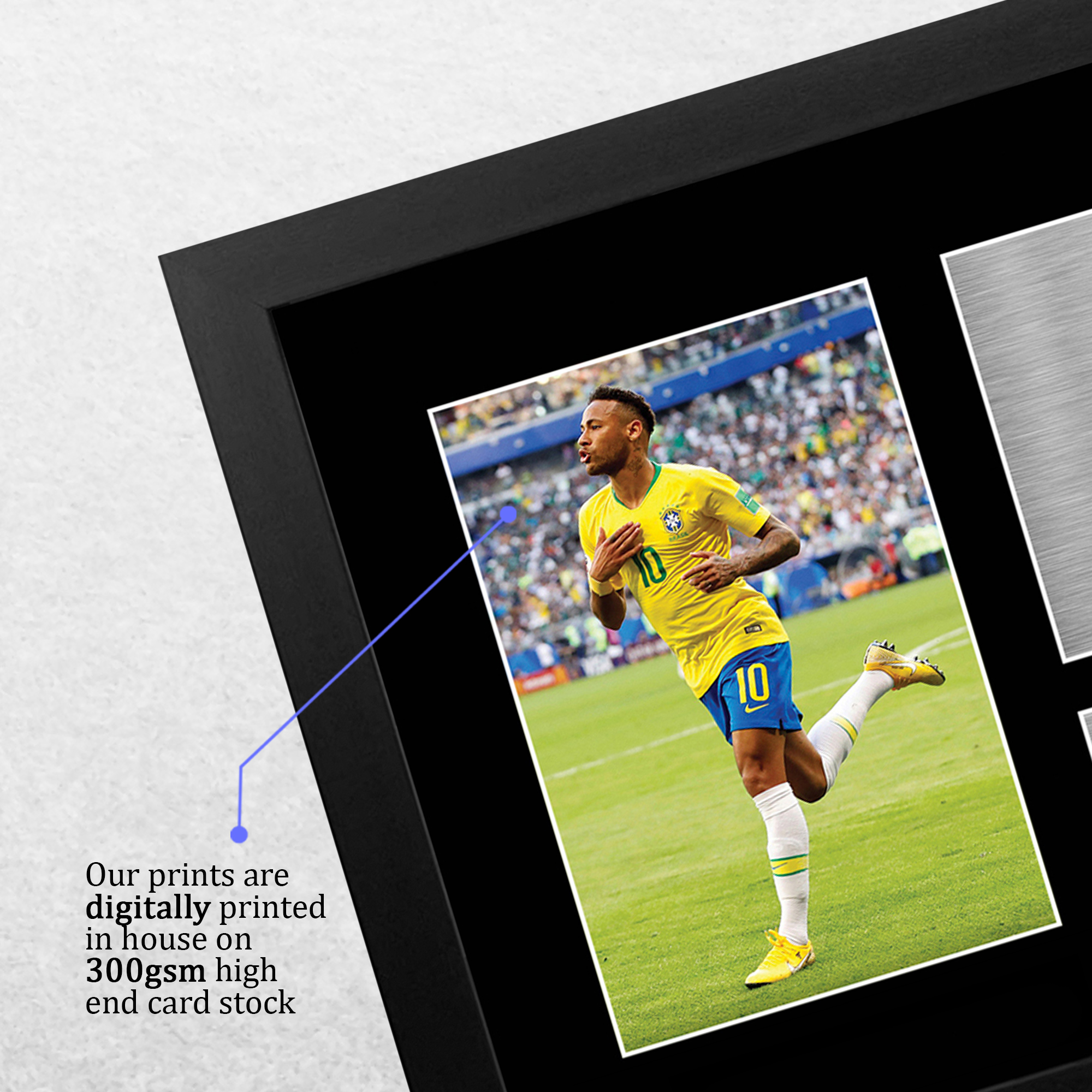 Neymar Jr Signed Pre Printed Autograph A4 Photo Gift For a PSG Fan ...