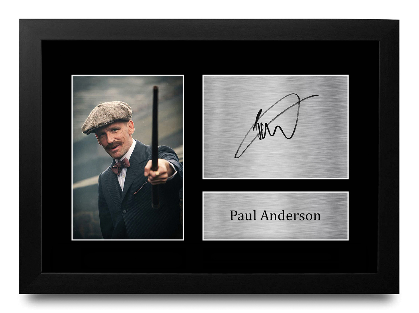 Paul Anderson Signed Pre Printed Autograph A4 Photo Gift For Peaky ...