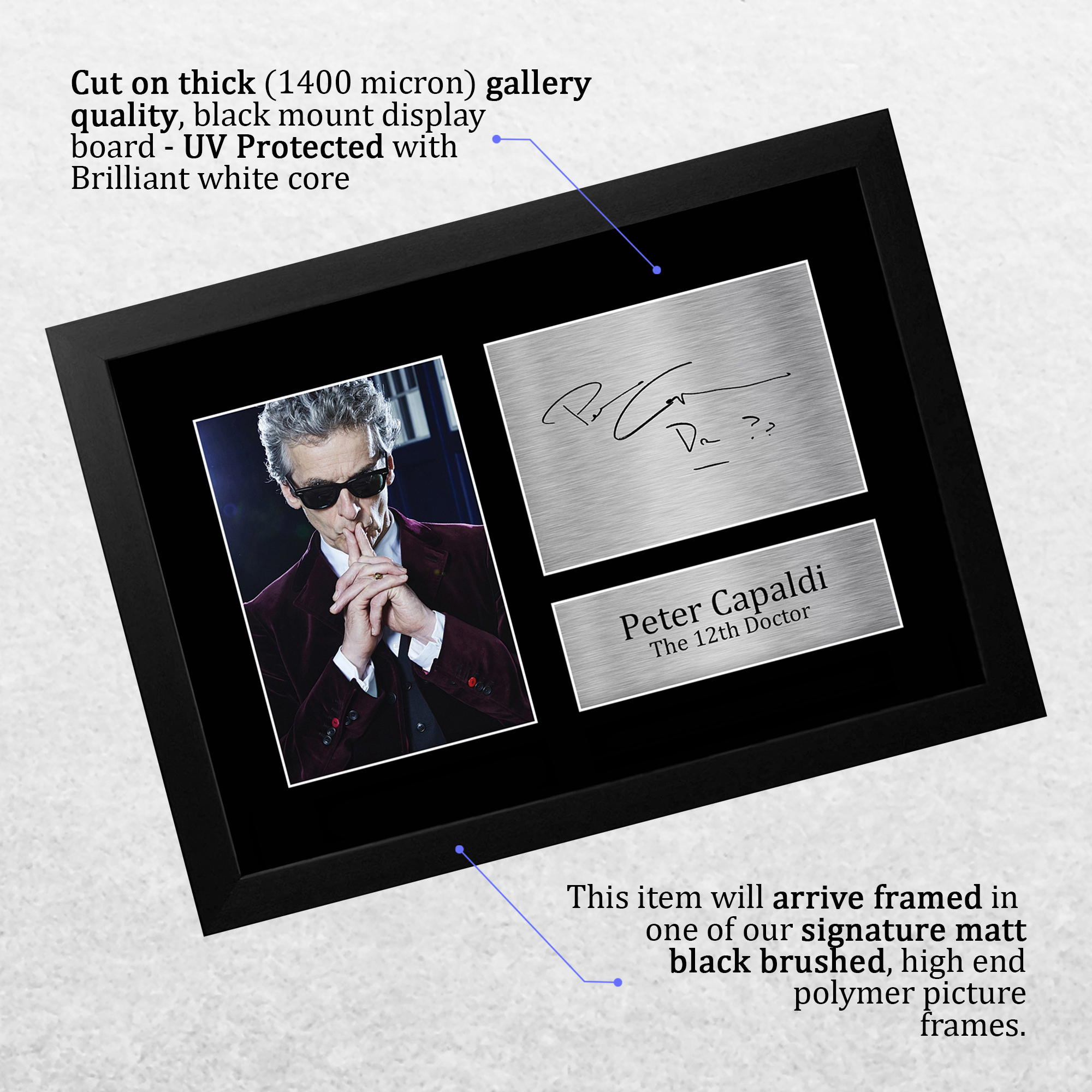 Peter Capaldi Signed Pre Printed Autograph A4 Photo Gift For a Dr Who ...