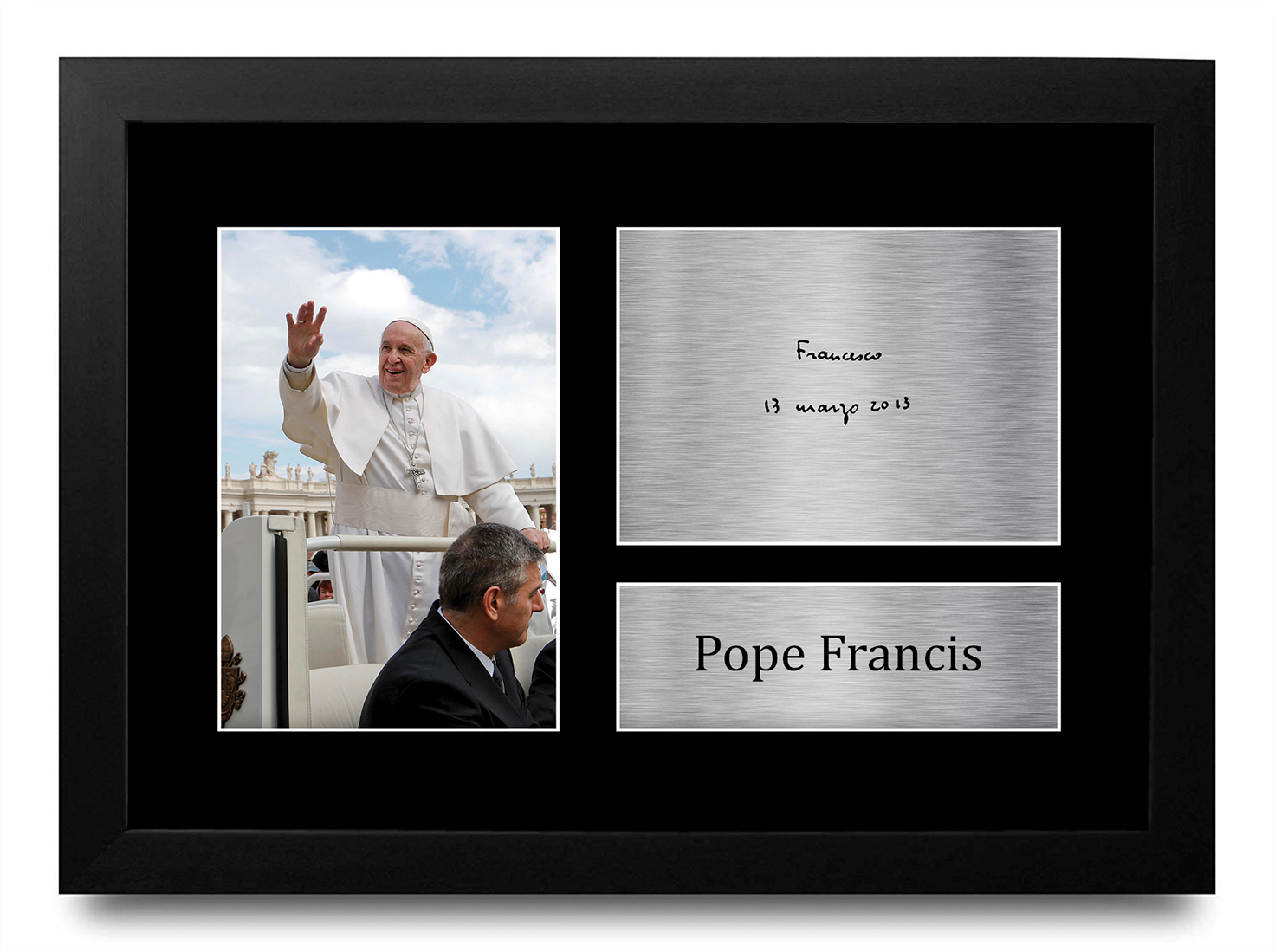 Pope Francis Signed Printed Autograph A4 Photo Wall Art Gift For a ...