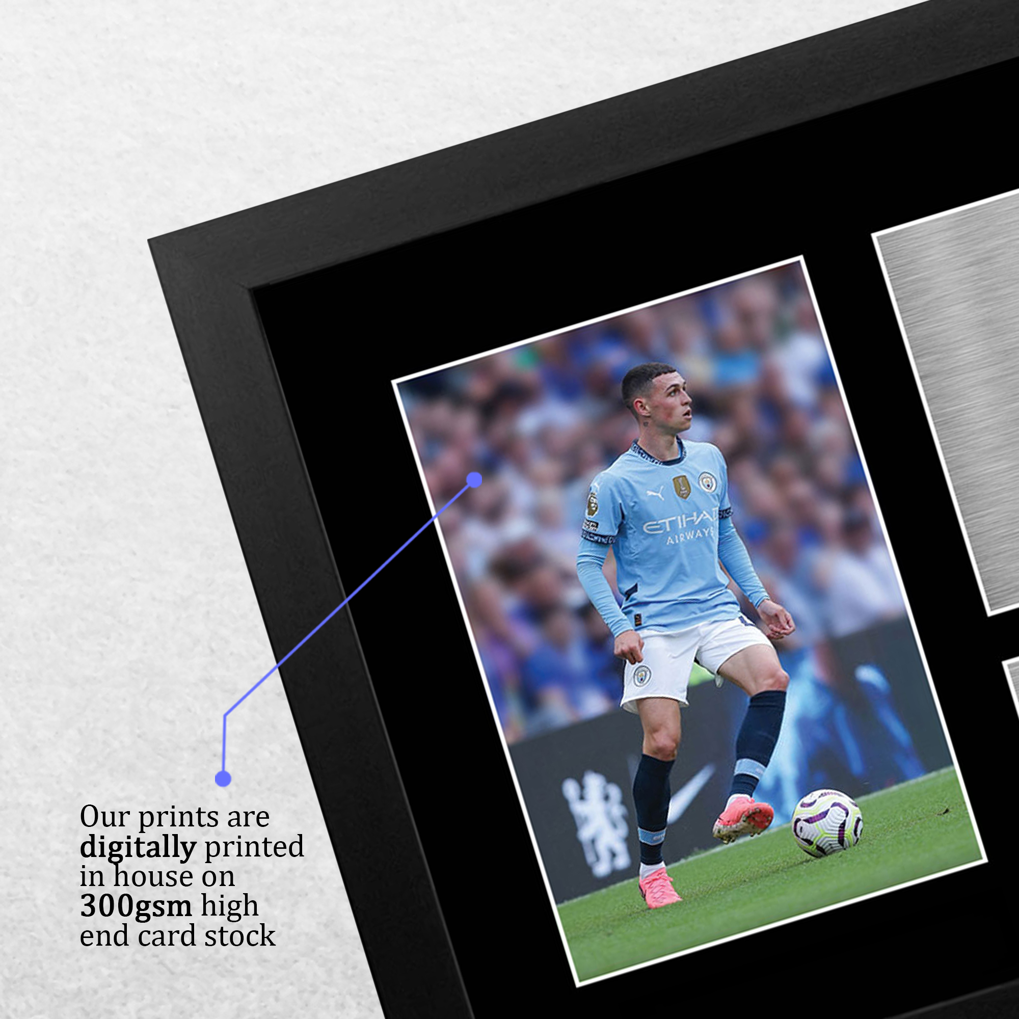 Phil Foden Manchester City Framed Printed Autograph Picture for ...