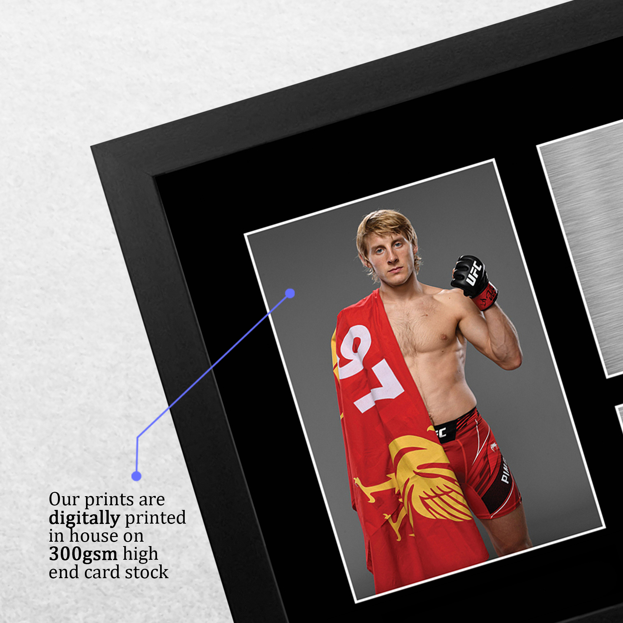 Paddy the Baddy Pimblett UFC Gift Printed Signed Autograph Picture to ...