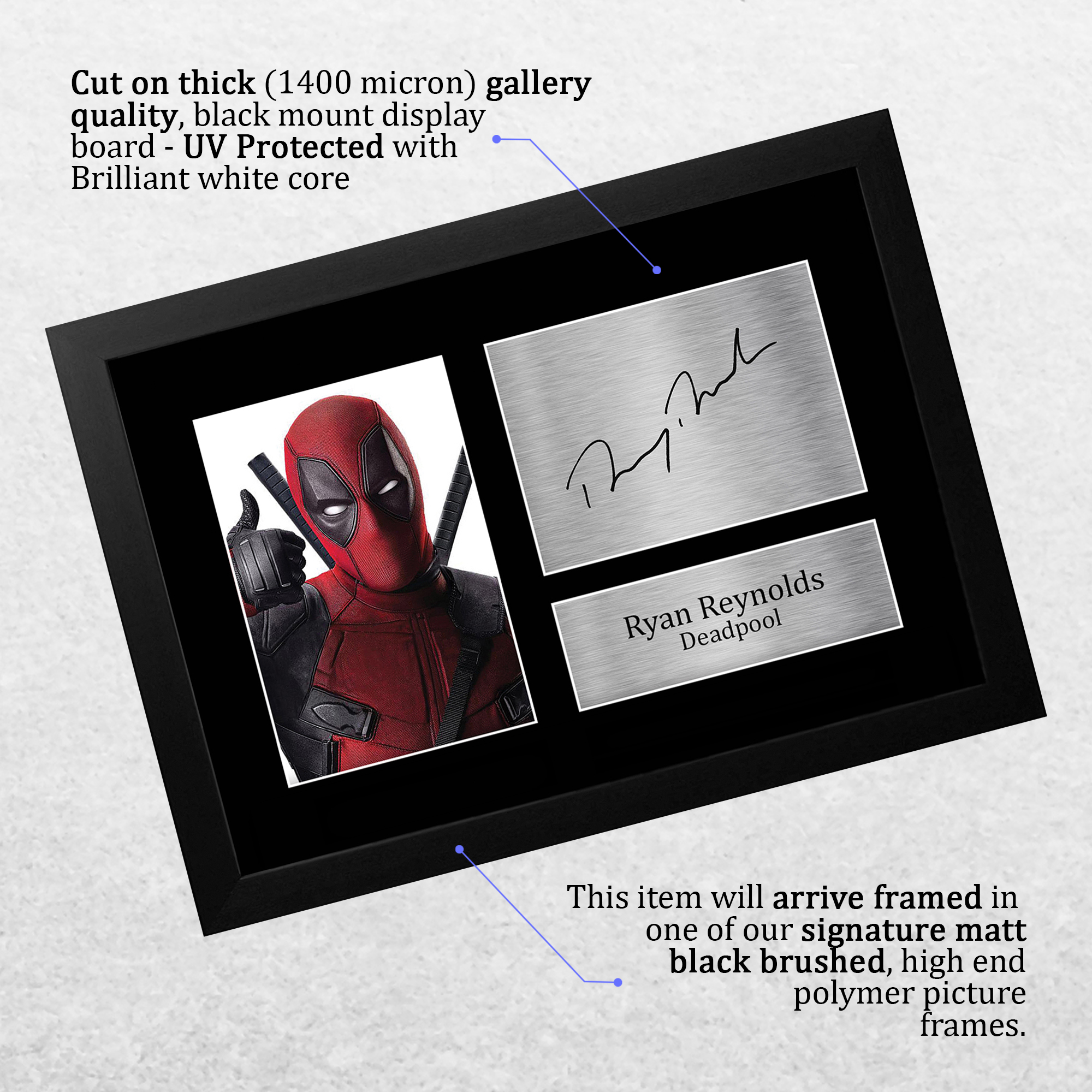 Ryan Reynolds Signed Deadpool Pre Printed Autograph Photo Memorabilia ...