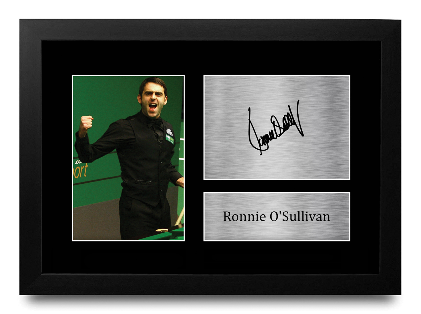 Ronnie O'Sullivan Signed Pre Printed Autograph A4 Photo Gift For a ...