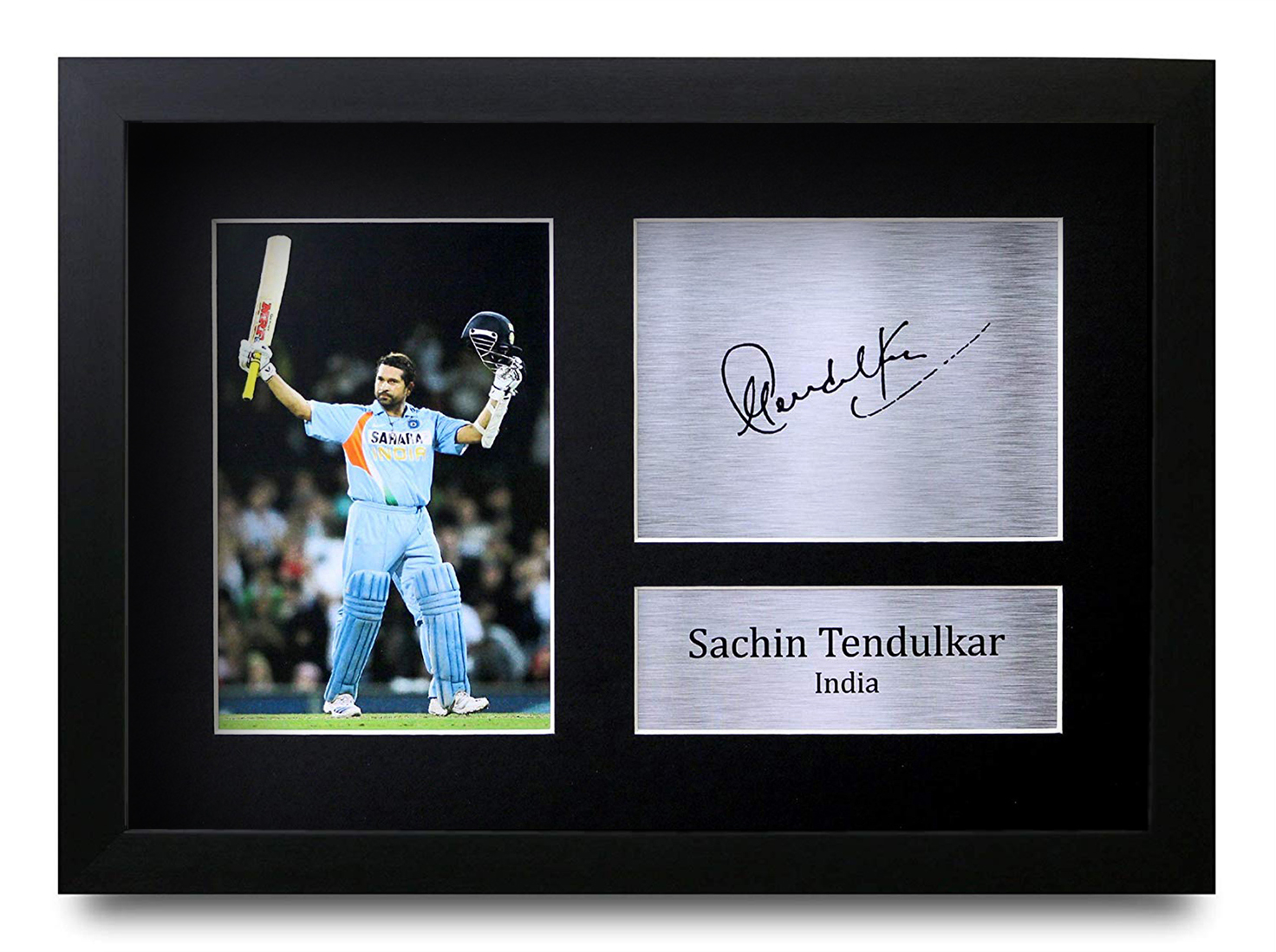 Sachin Tendulkar Signed A4 Print Autograph Gift For an Indian Cricket ...