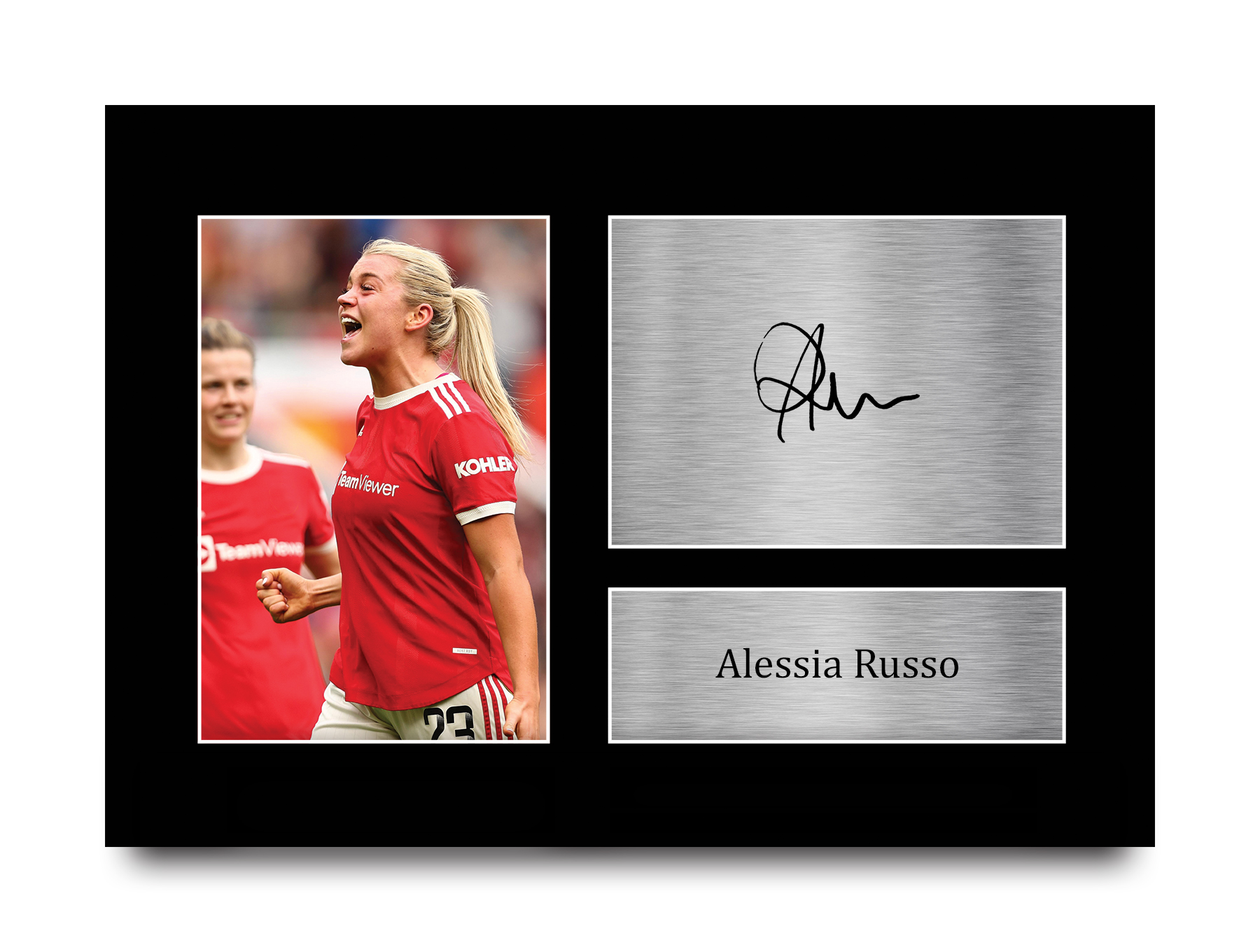 Alessia Russo Man United Printed Autographed for Womens Football Fan ...