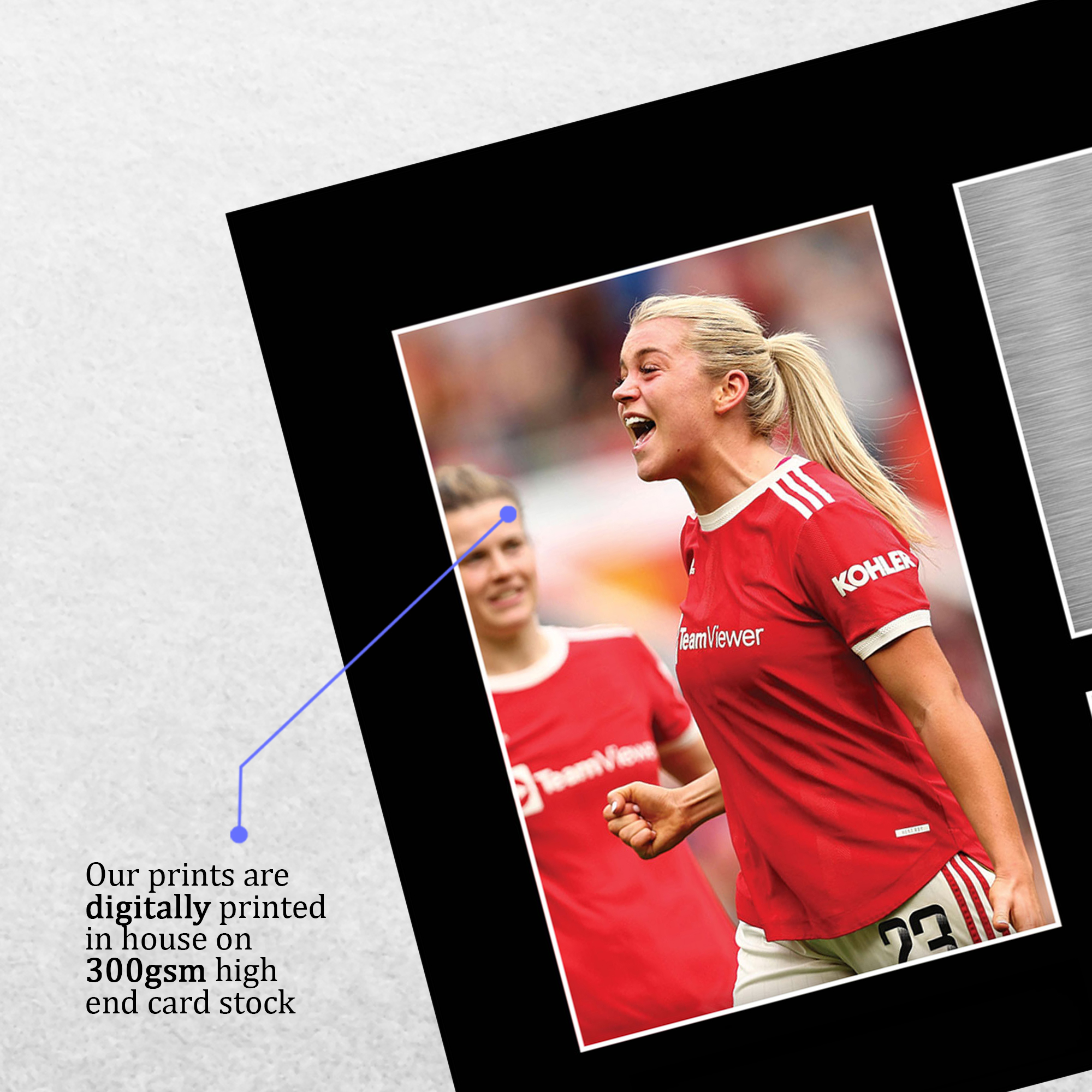 Alessia Russo Man United Printed Autographed for Womens Football Fan ...