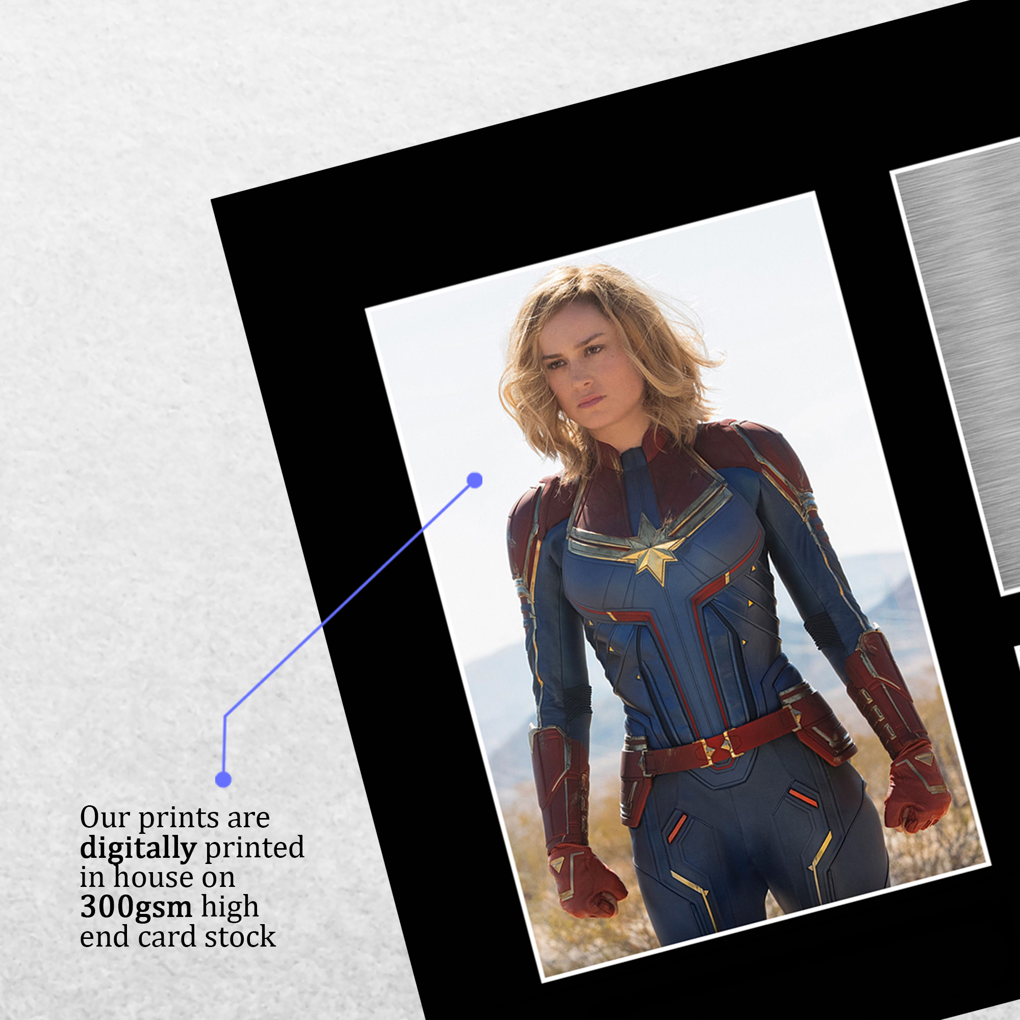 Brie Larson Signed Pre Printed Autograph A4 Photo Gift For a Captain ...