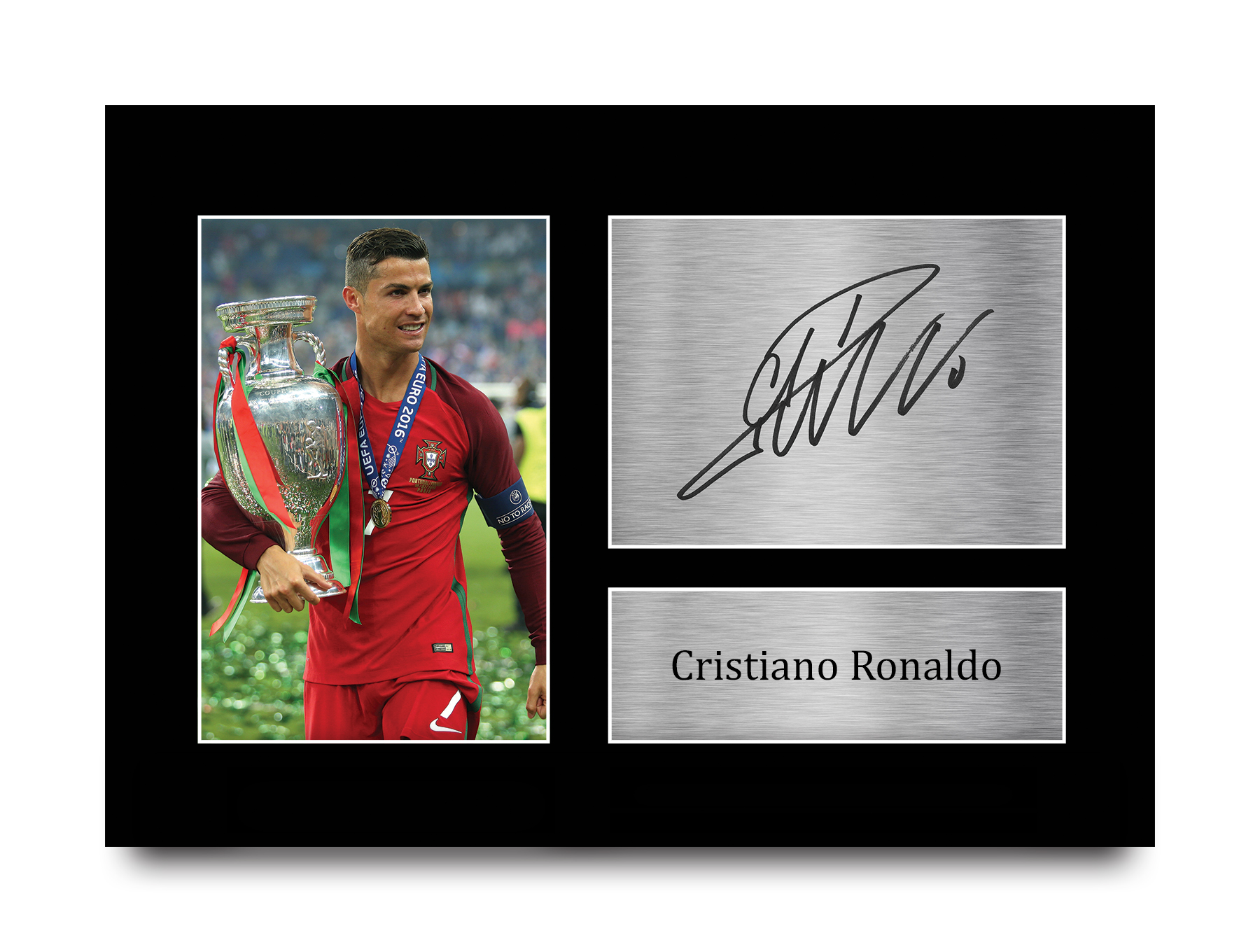 Cristiano Ronaldo Signed A4 A3 Framed Prints Autograph Juventus, Madrid ...