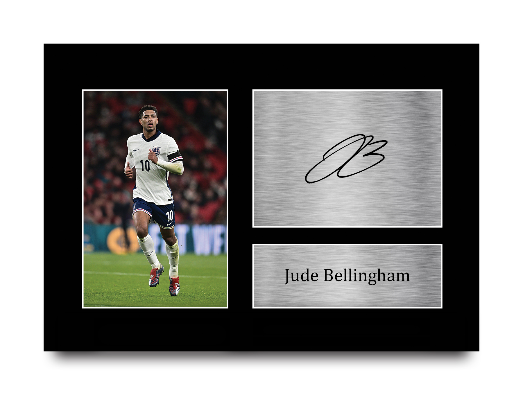 Jude Bellingham England Framed Printed Autograph Picture for Football ...