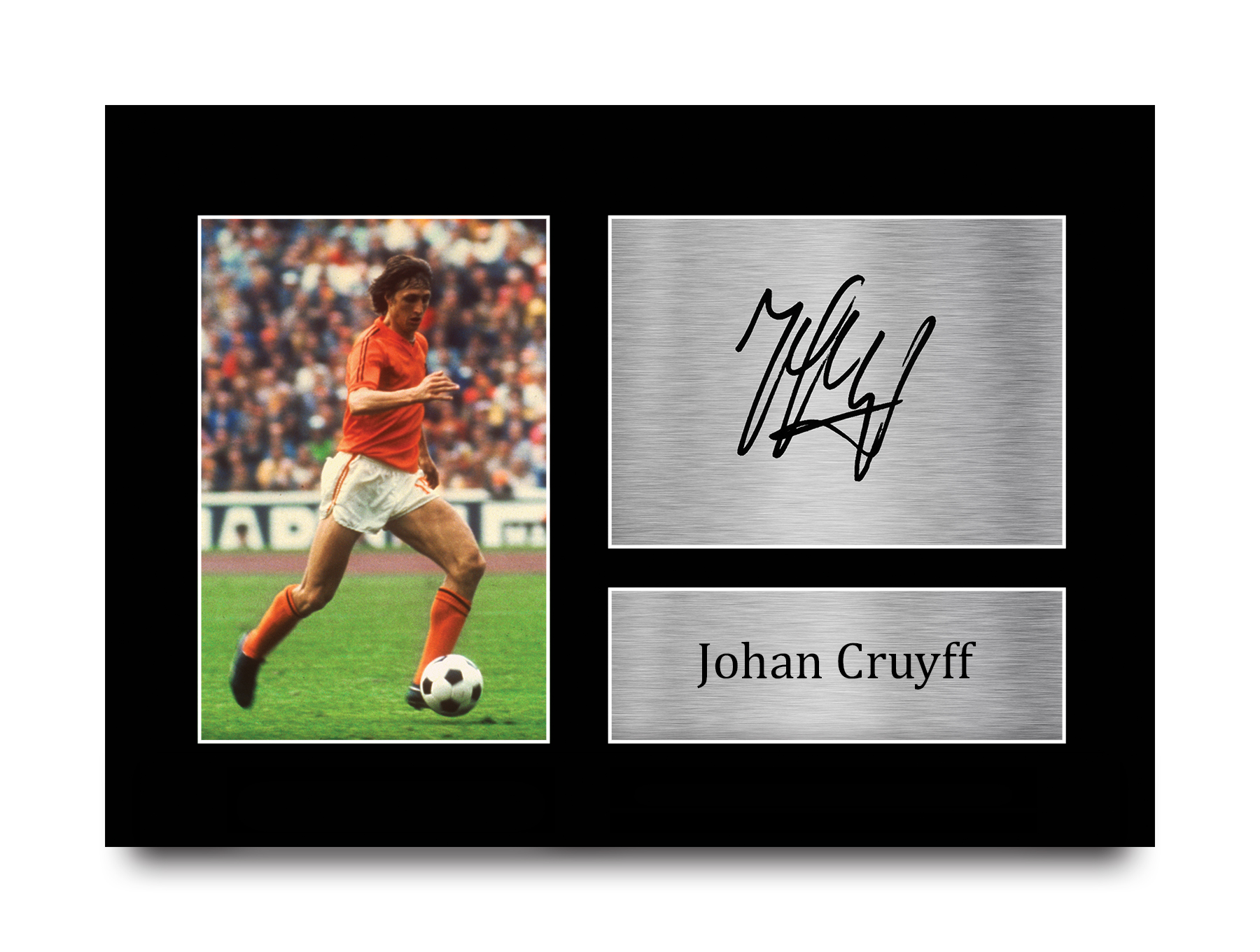 Johan Cruyff Signed Pre Printed Autograph A4 Photo Gift For a Holland ...