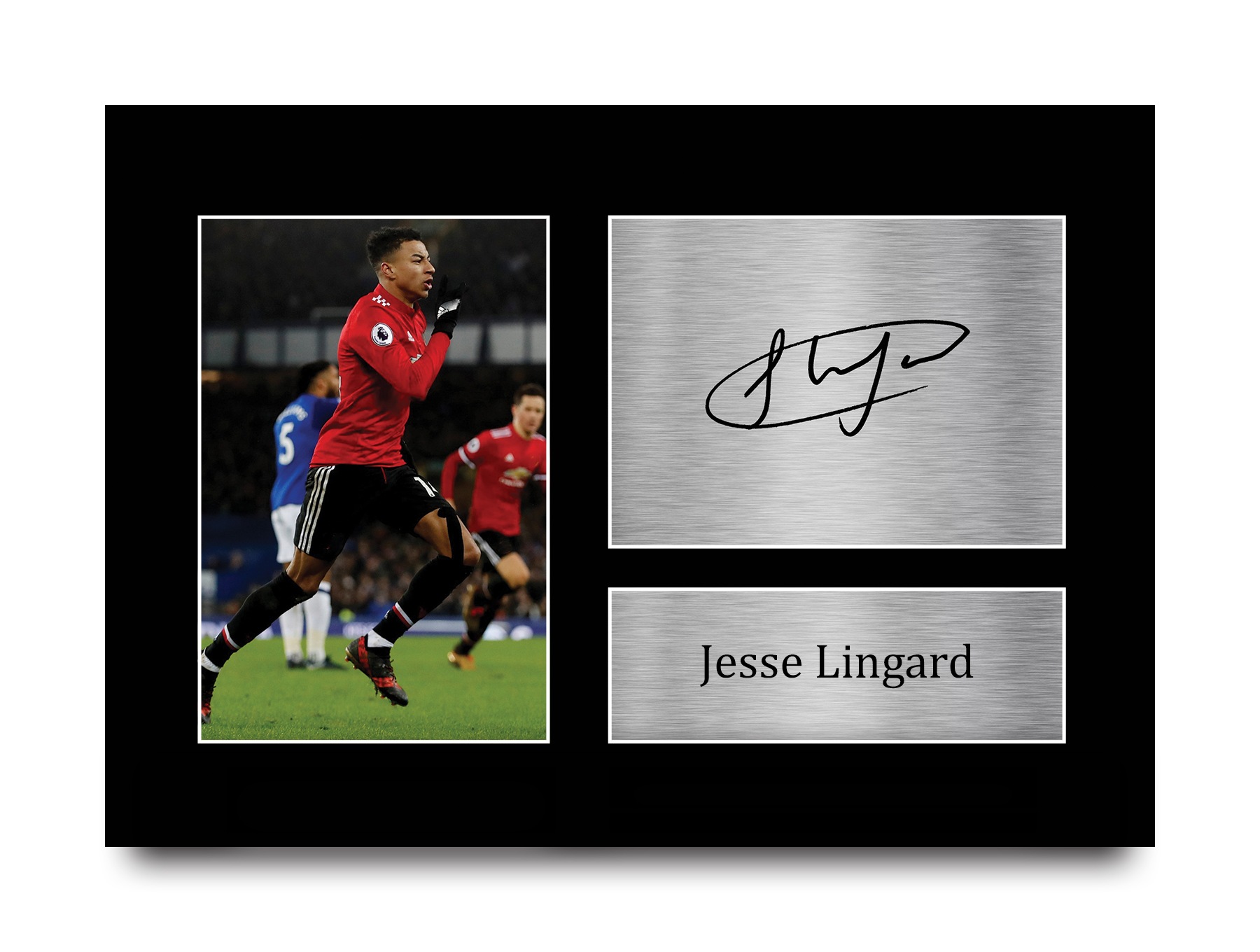 Jesse Lingard Signed Man Utd Pre Printed Autograph Photo Memorabilia ...