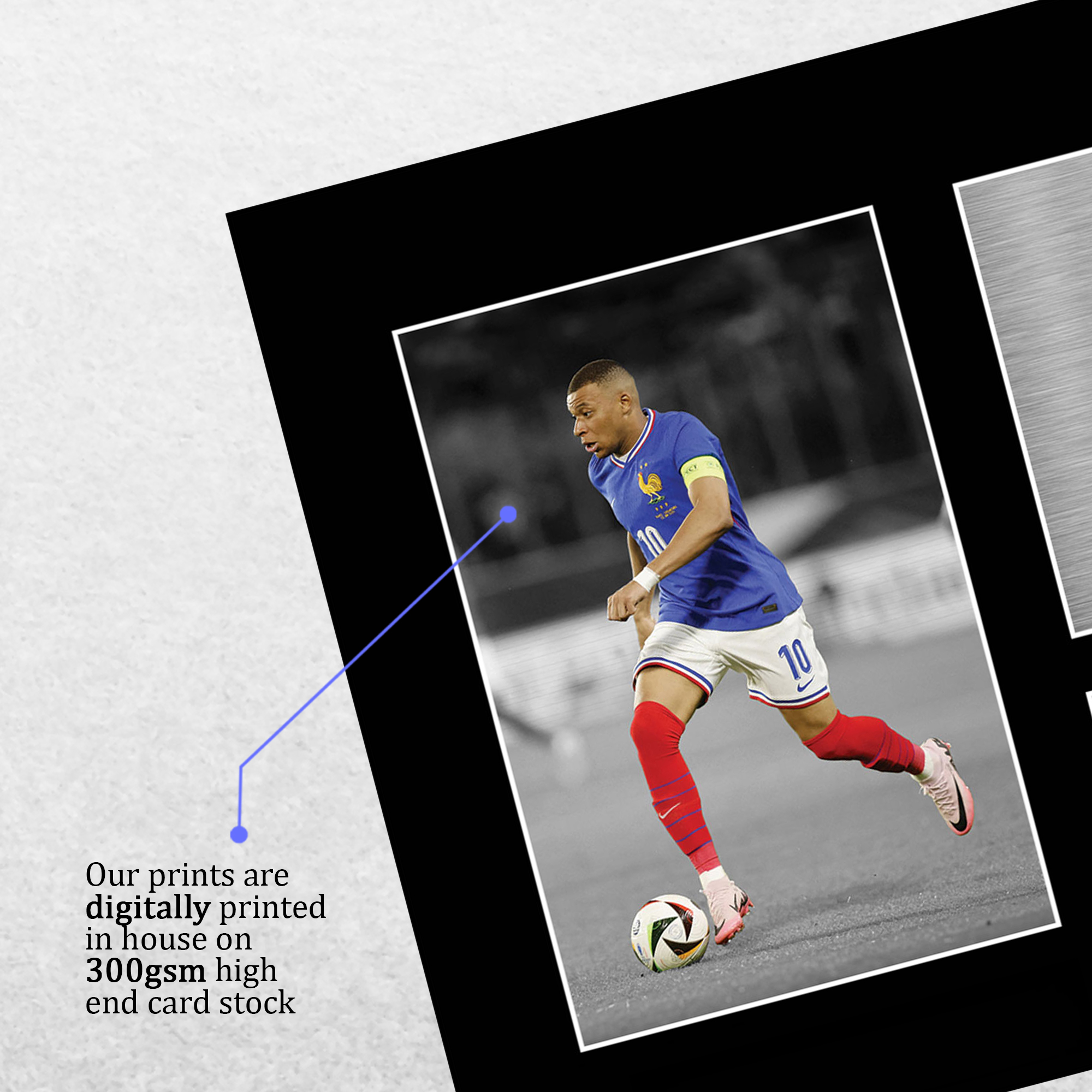 Kylian Mbappe Signed Framed Printed Autograph Memorabilia PSG France ...